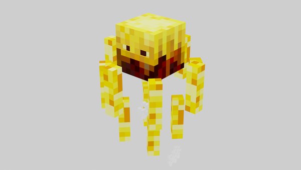 modelo 3d Minecraft Blaze aparejado - TurboSquid 1977673