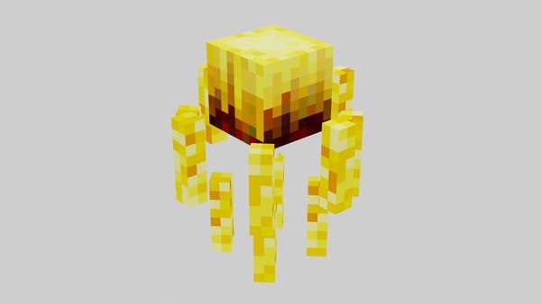 modelo 3d Minecraft Blaze aparejado - TurboSquid 1977673