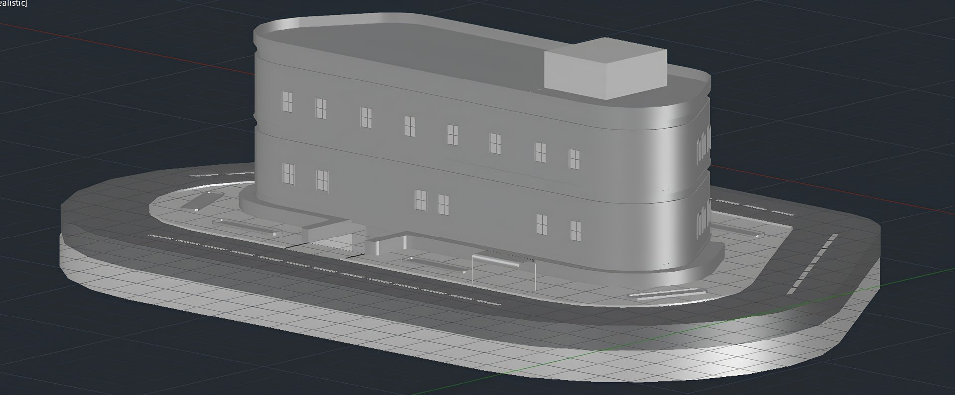 3D Bank Model 3D In Scale Model - TurboSquid 2349333