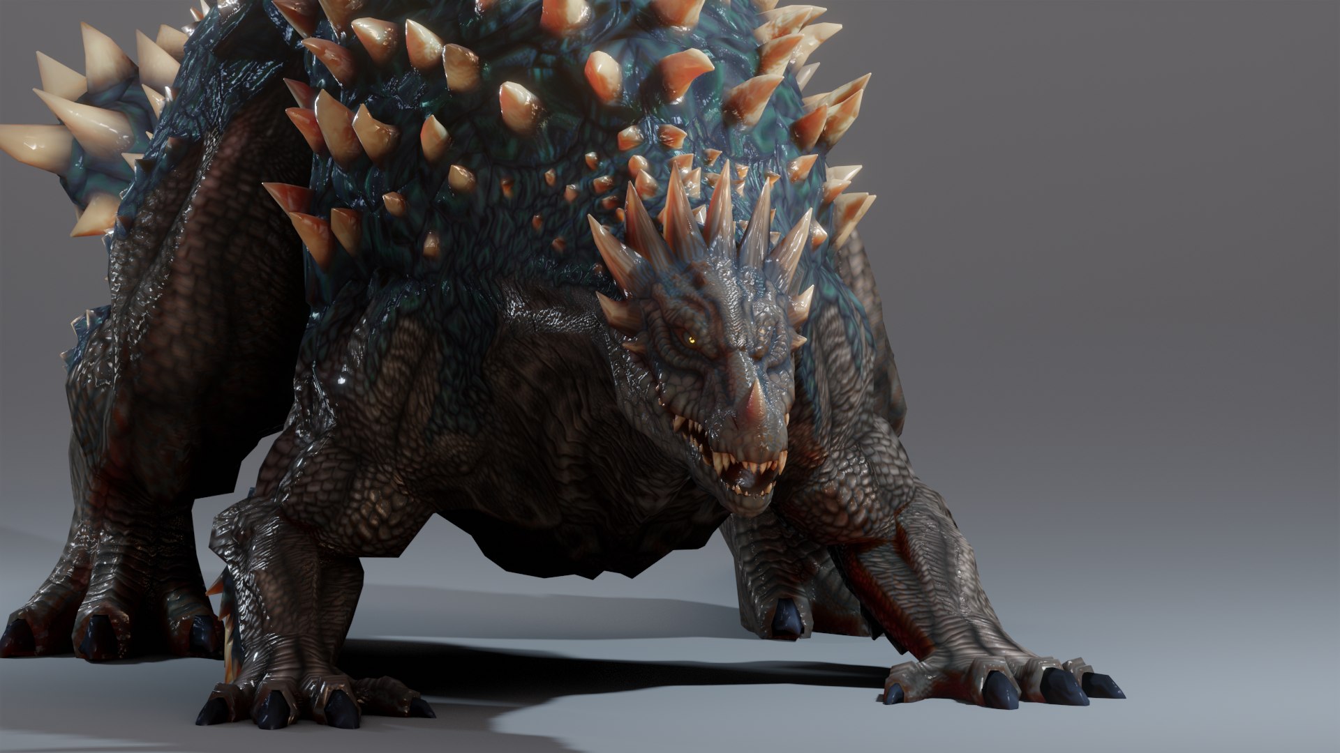 Ango Monster - rigged 3D - TurboSquid 2048309