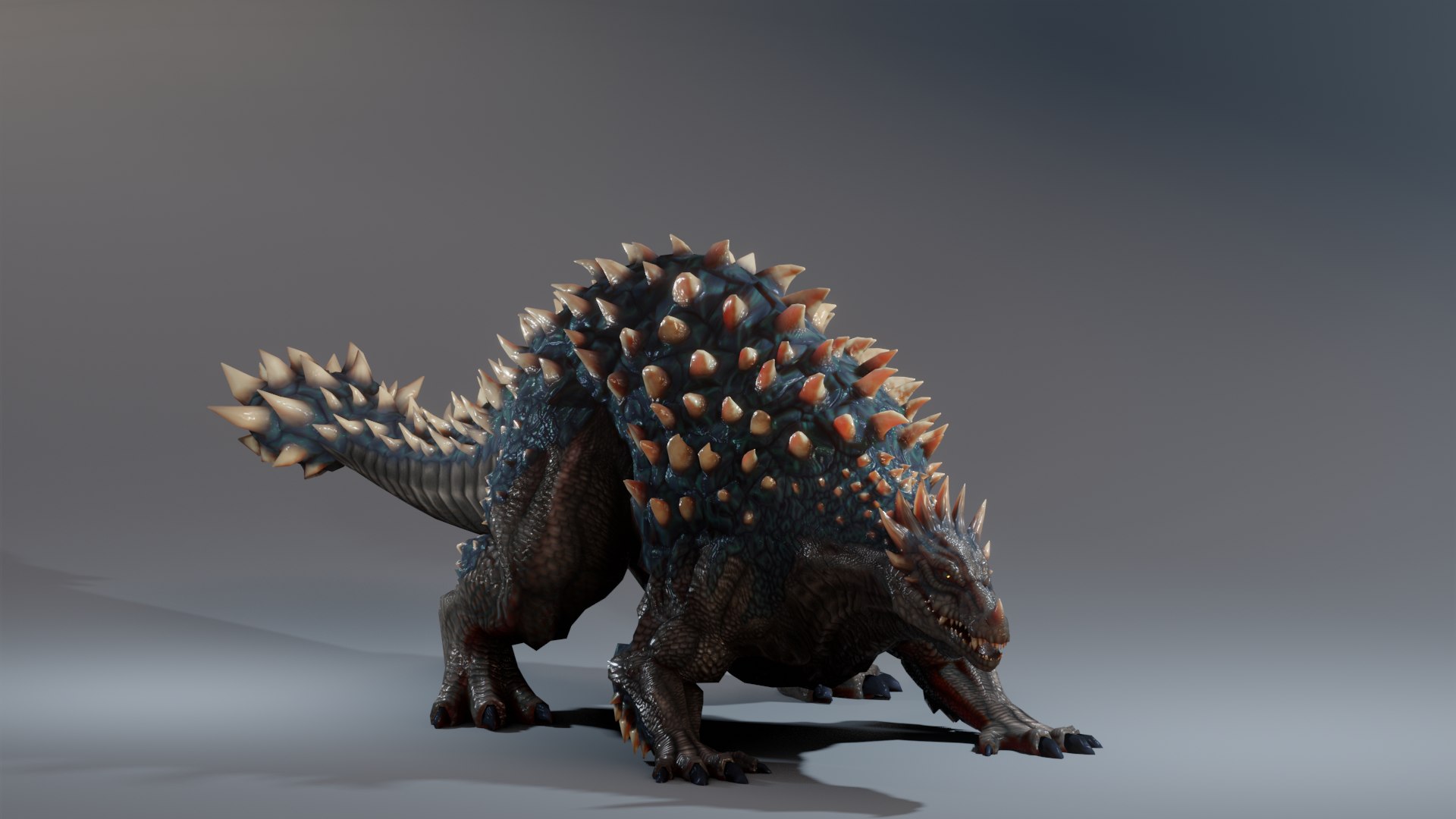 Ango Monster - rigged 3D - TurboSquid 2048309
