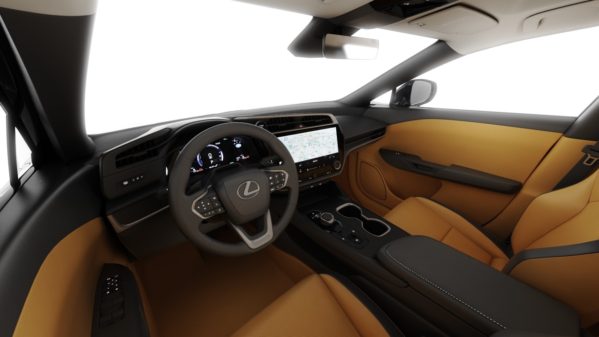 Lexus RZ 450e 2023 with interior 3D model - TurboSquid 2153128
