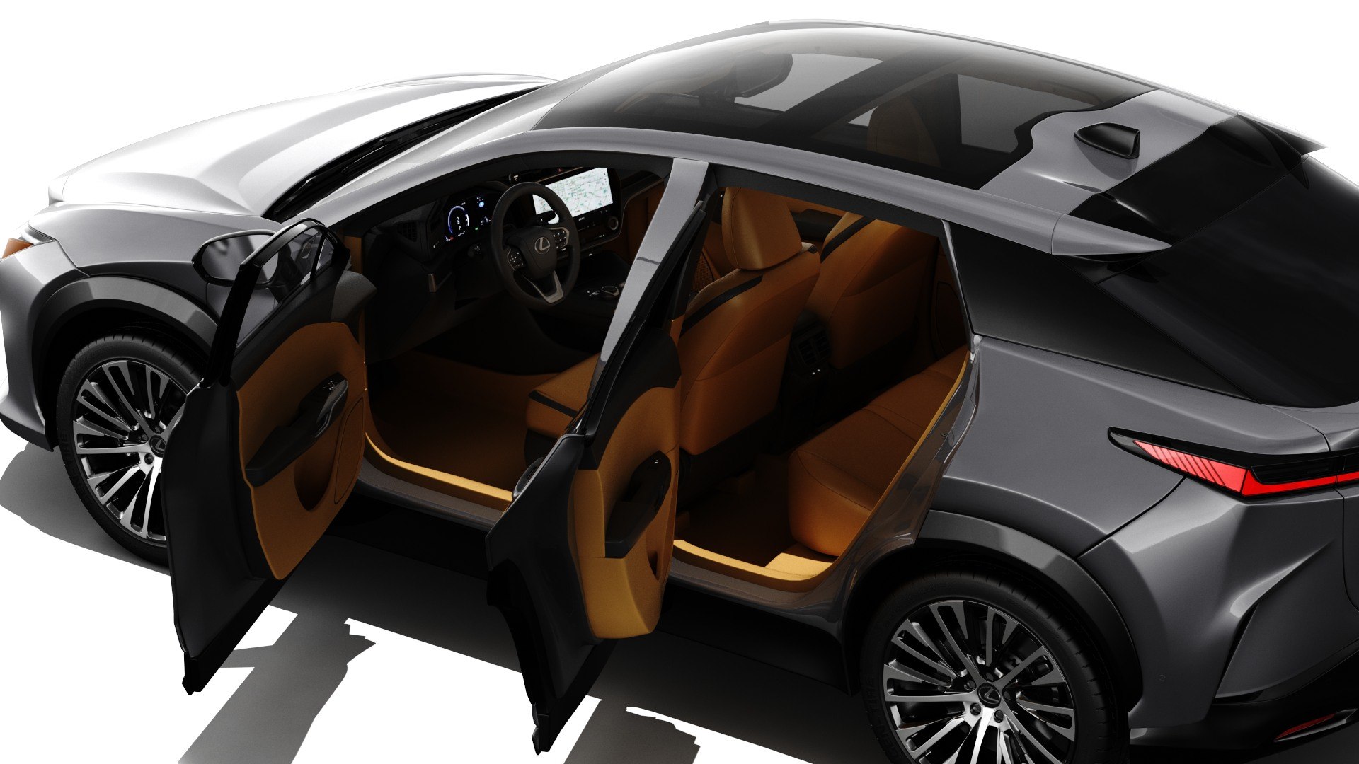 Lexus RZ 450e 2023 with interior 3D model - TurboSquid 2153128