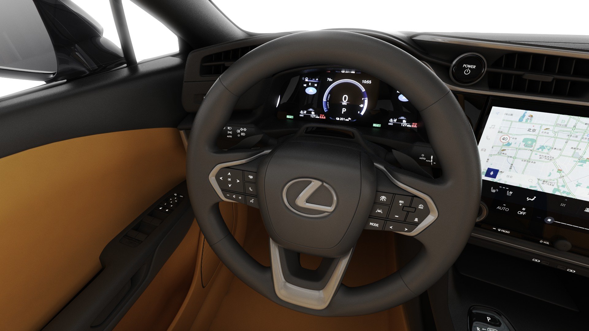 Lexus RZ 450e 2023 with interior 3D model - TurboSquid 2153128