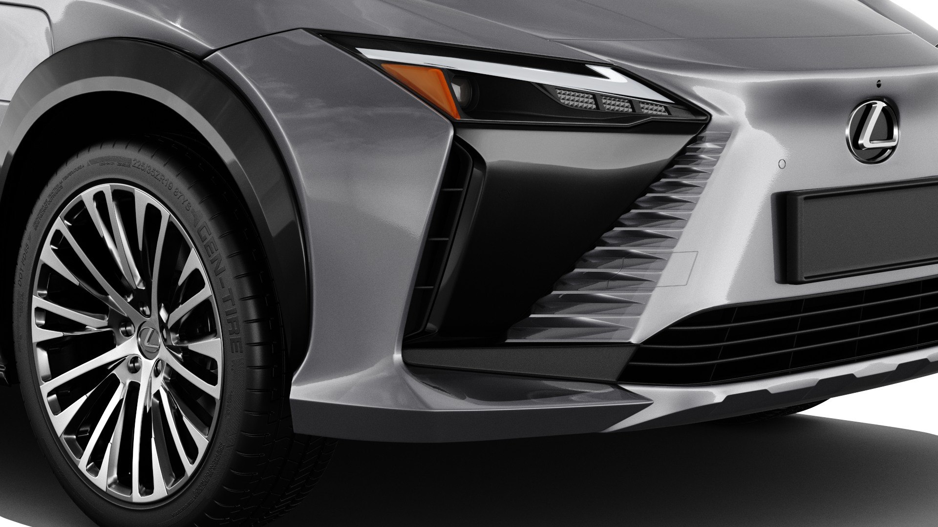 Lexus RZ 450e 2023 with interior 3D model - TurboSquid 2153128