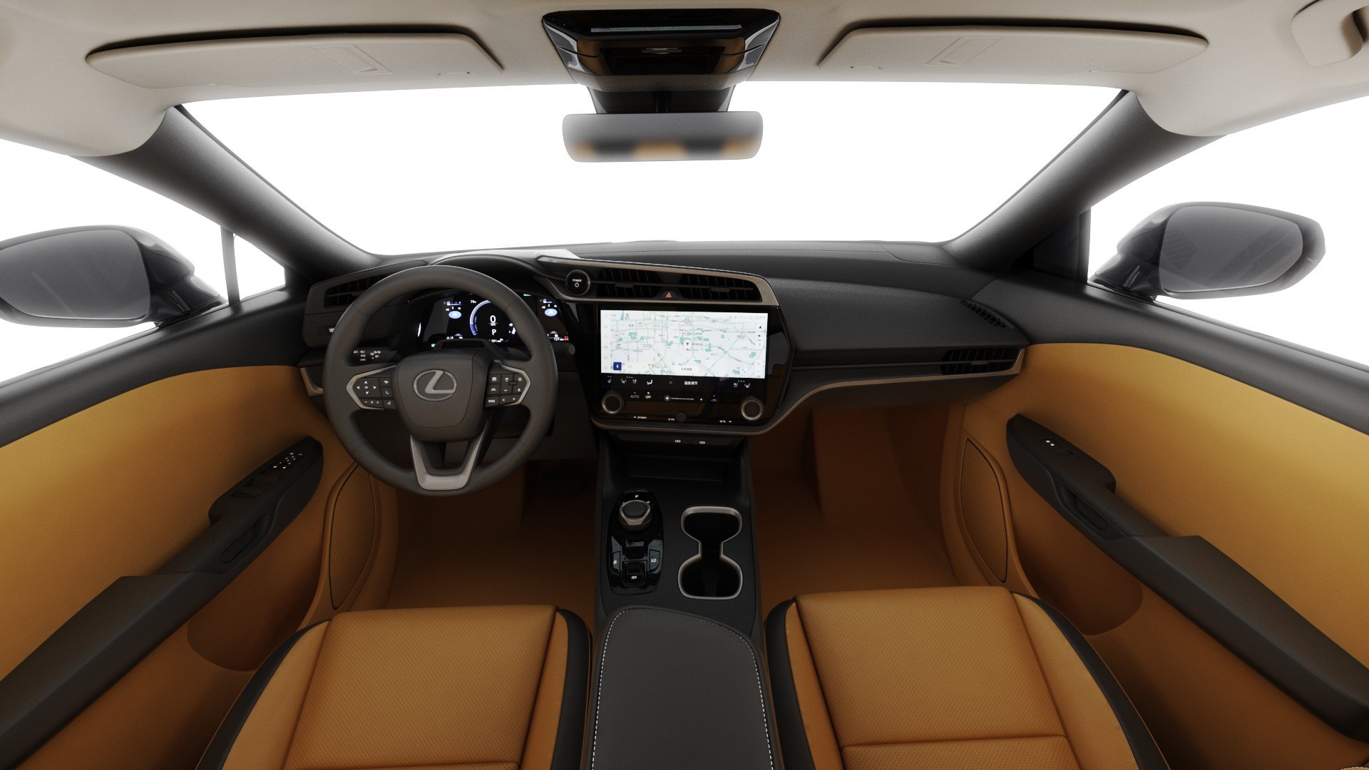 Lexus RZ 450e 2023 with interior 3D model - TurboSquid 2153128