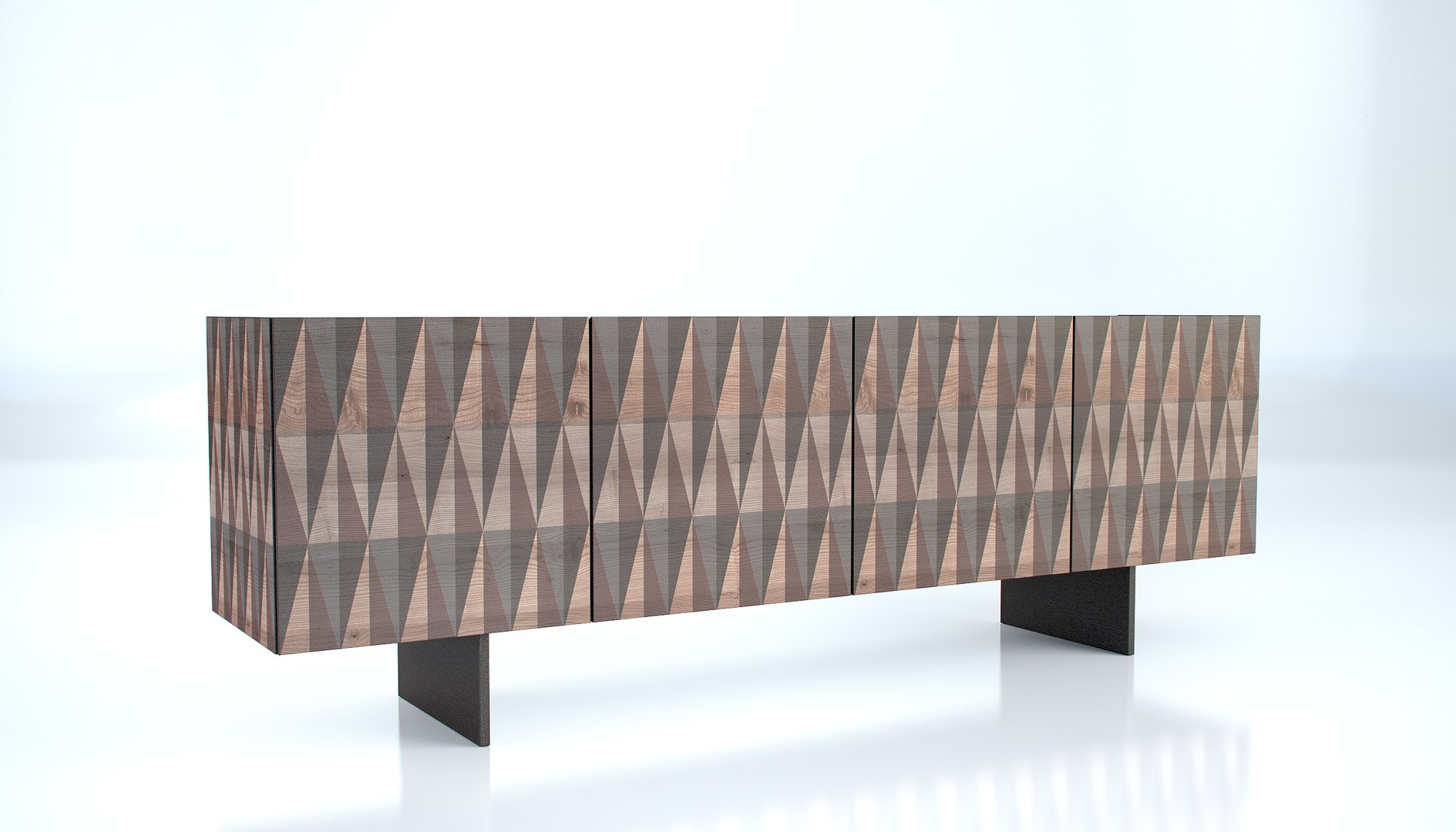 Arabesque Sideboard Cattelan 3d Model