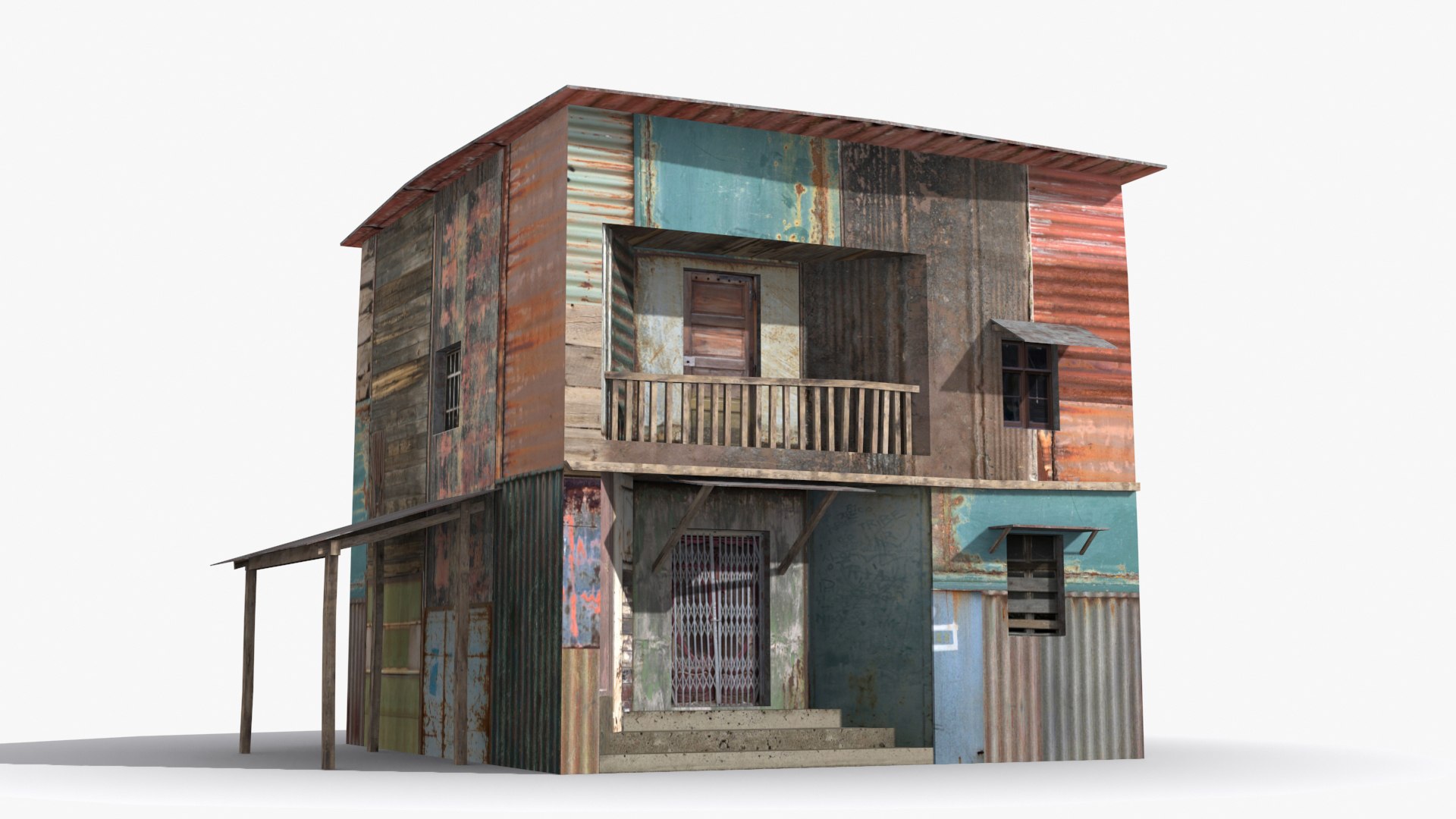 3D Slum X24 - TurboSquid 2009623