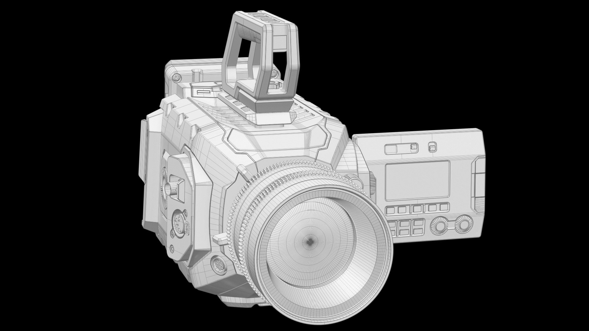 Photoreal Camera Blackmagic Ursa 3D Model - TurboSquid 1657407