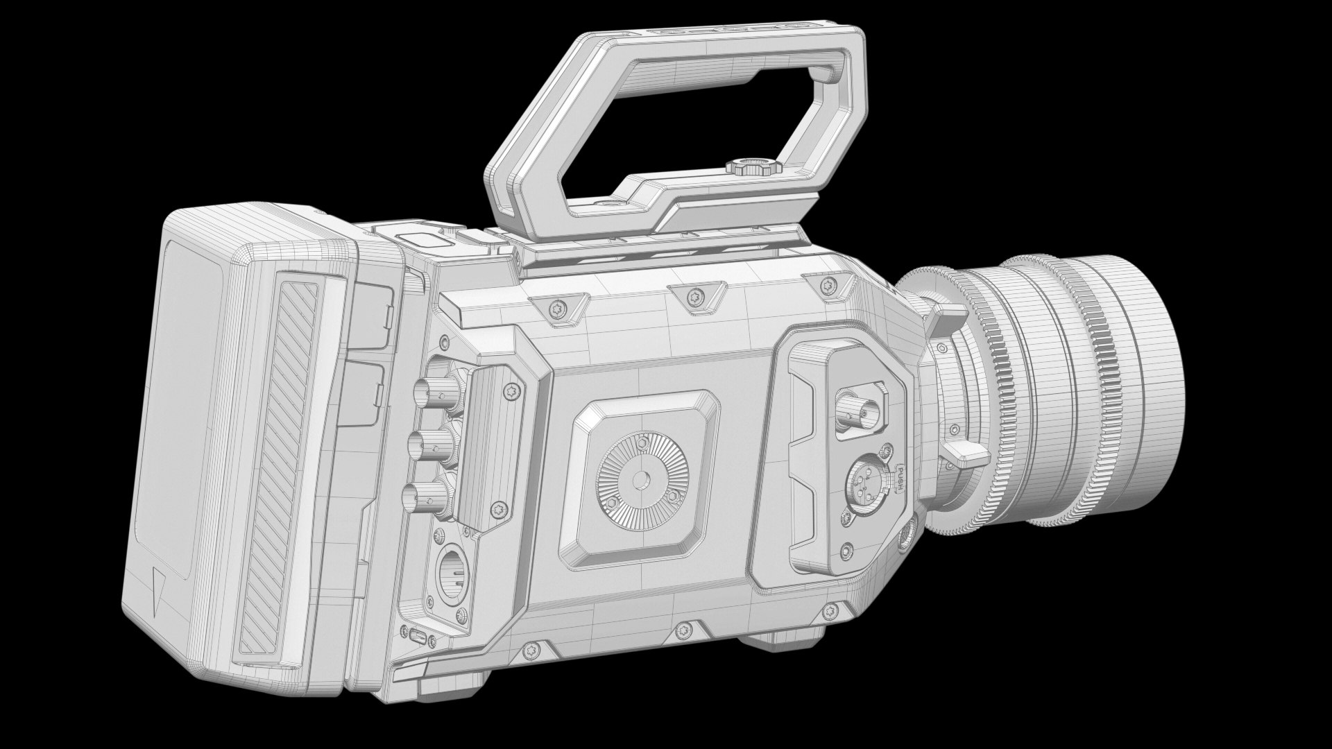 Photoreal Camera Blackmagic Ursa 3D Model - TurboSquid 1657407
