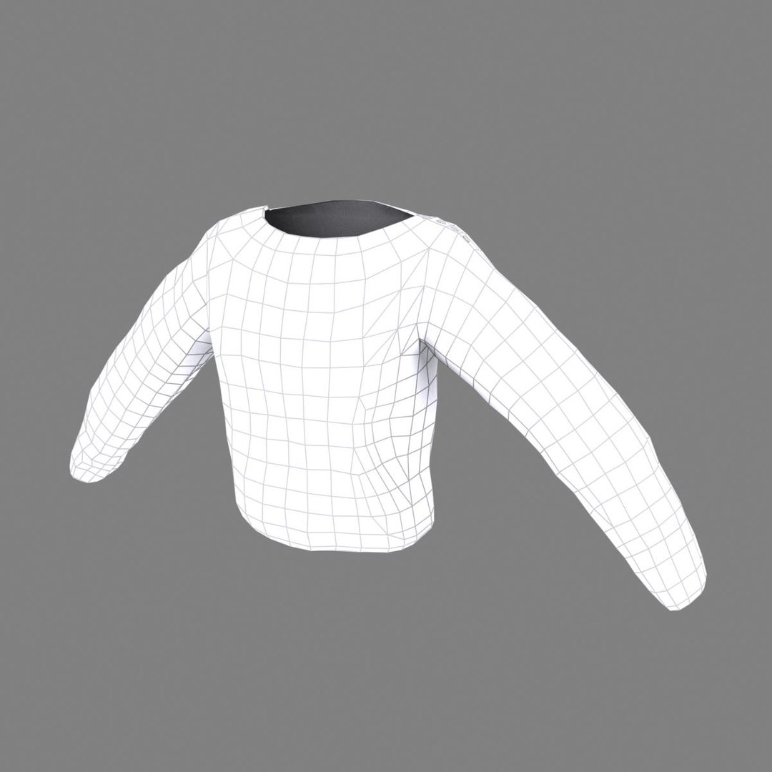 sweater 3d model