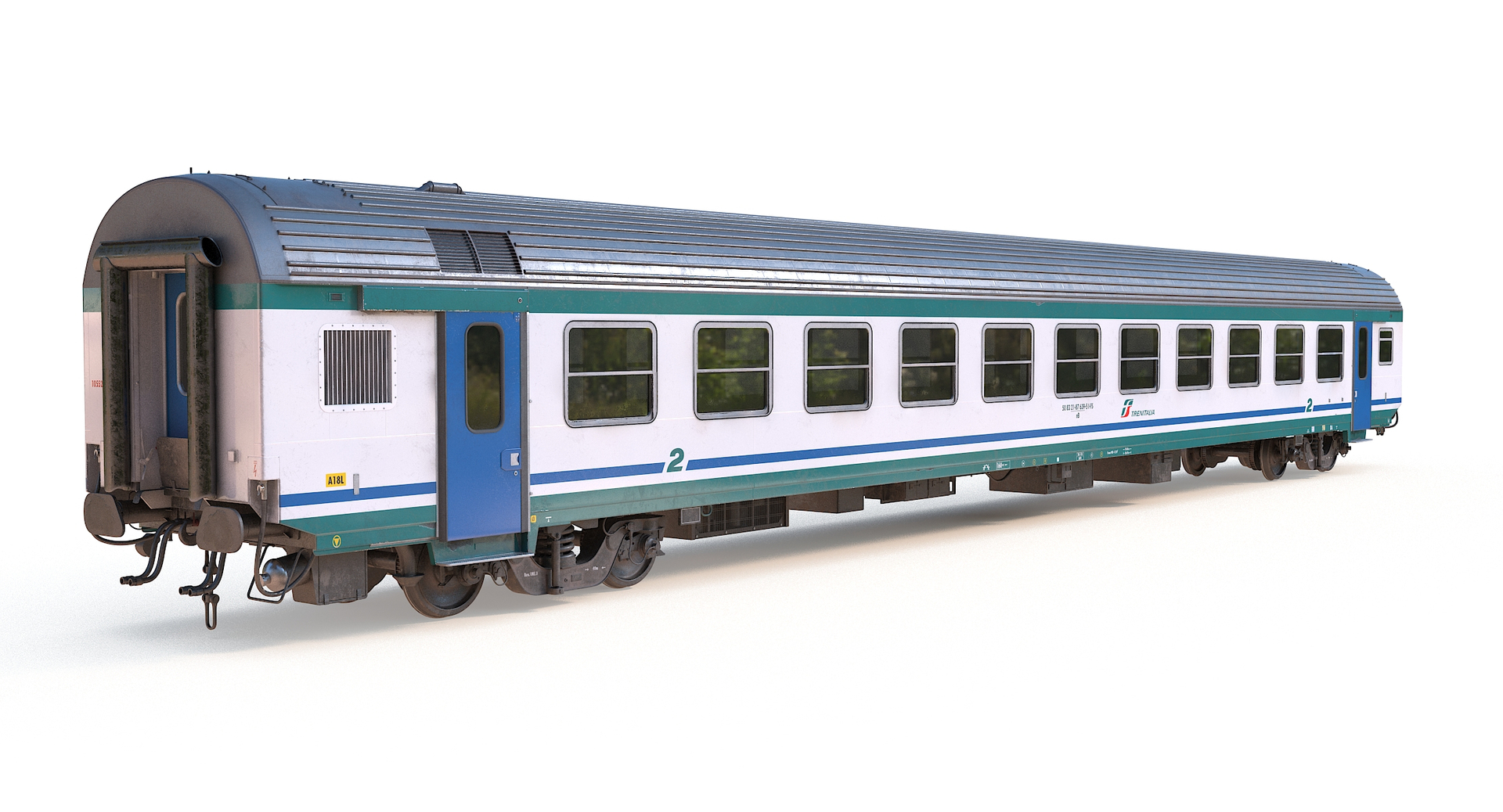 3D train modeled - TurboSquid 1707642