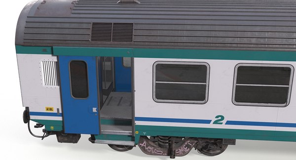 3D train modeled - TurboSquid 1707642
