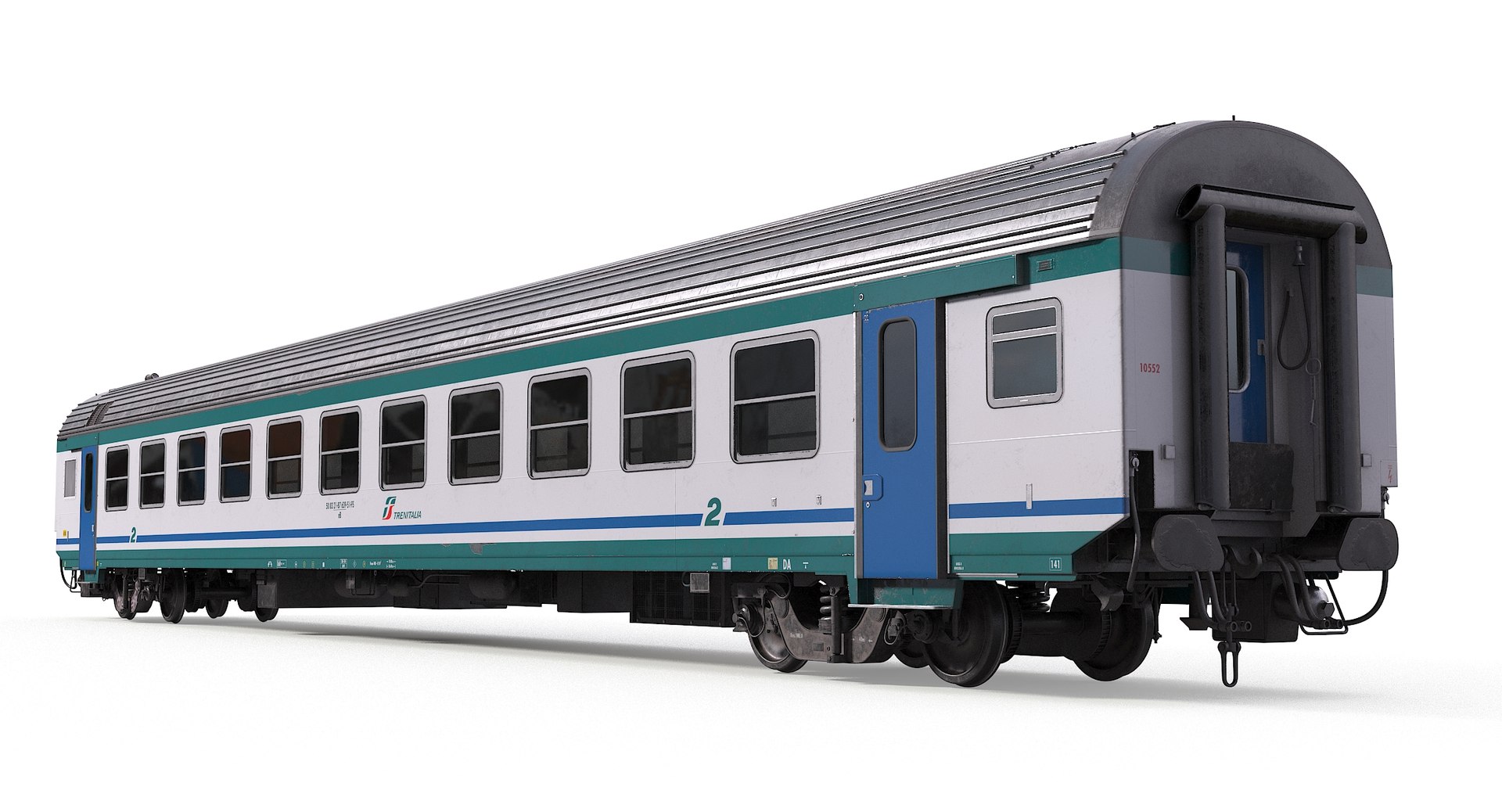 3D train modeled - TurboSquid 1707642