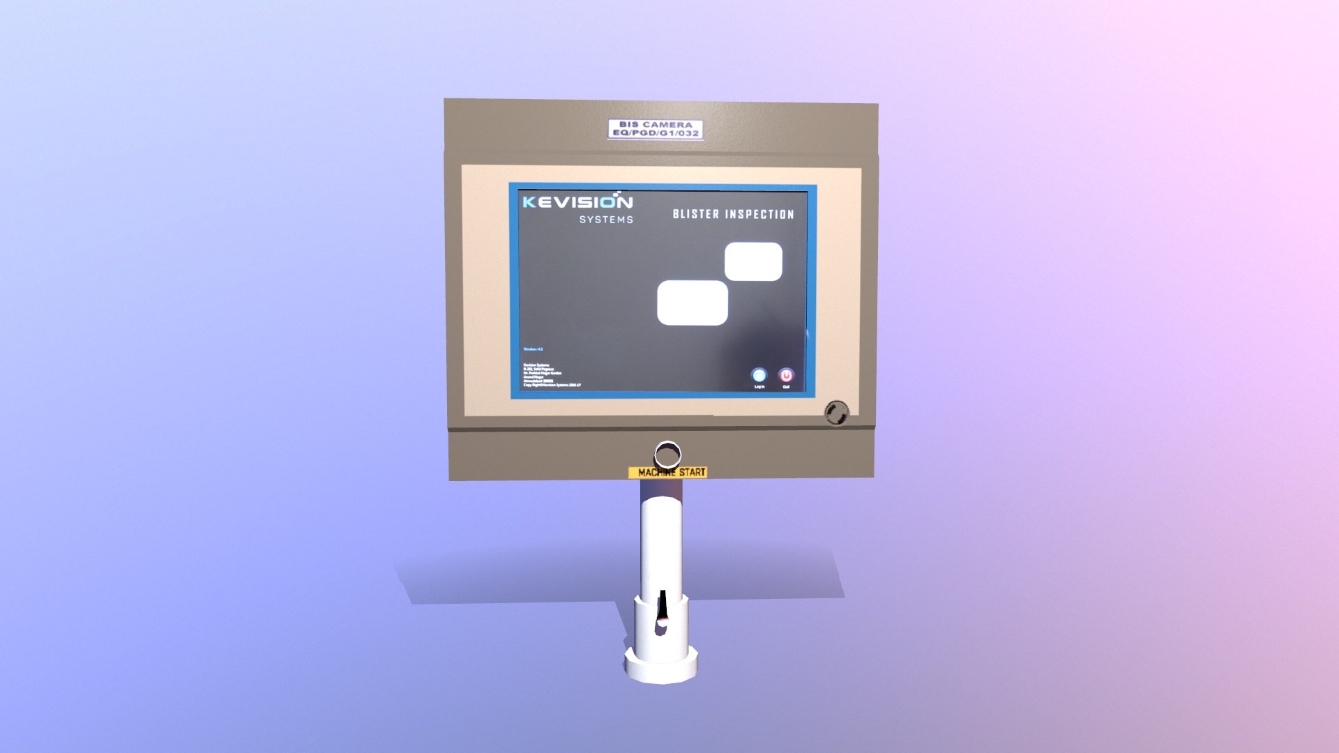 HMI Panel 3D Model - TurboSquid 2287290
