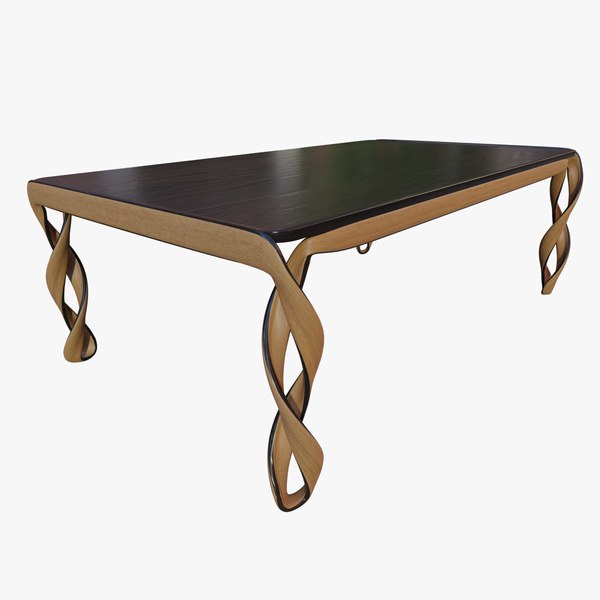 Table double helix 3D model - TurboSquid 1472095