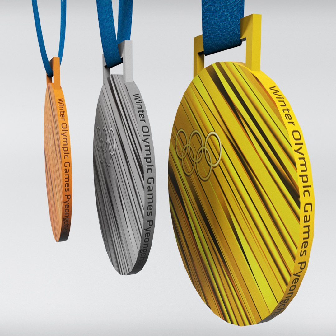 3D Pyeongchang 2018 Olympic Medal - TurboSquid 1231163