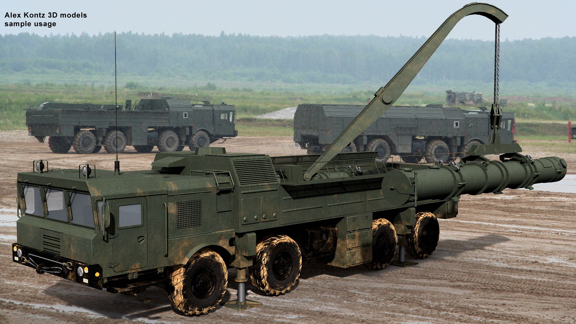 3D Russian Iskander-k Loader - TurboSquid 1573699