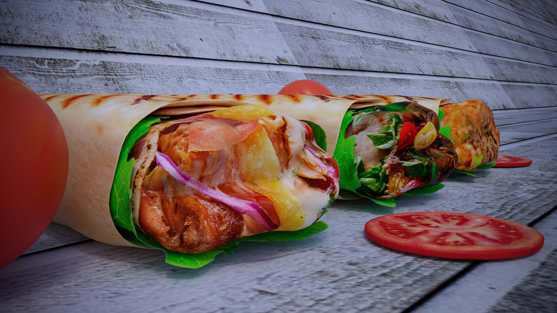 3D Shawarma Model - TurboSquid 2241785