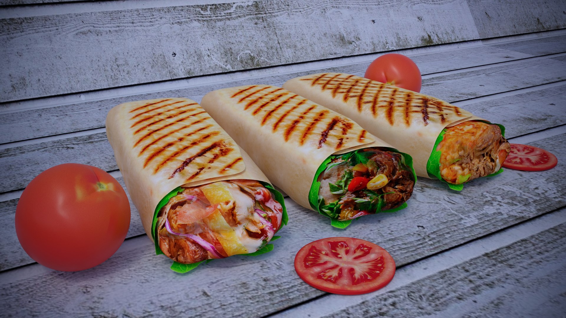 3D Shawarma Model - TurboSquid 2241785