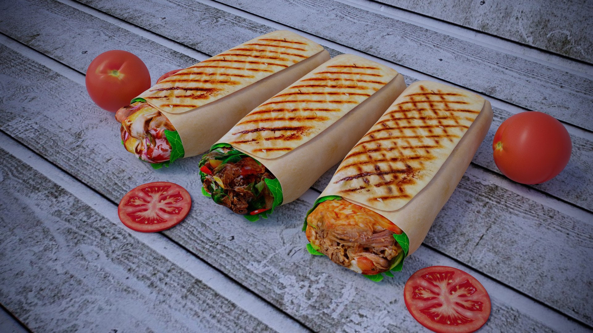 3D Shawarma Model - TurboSquid 2241785