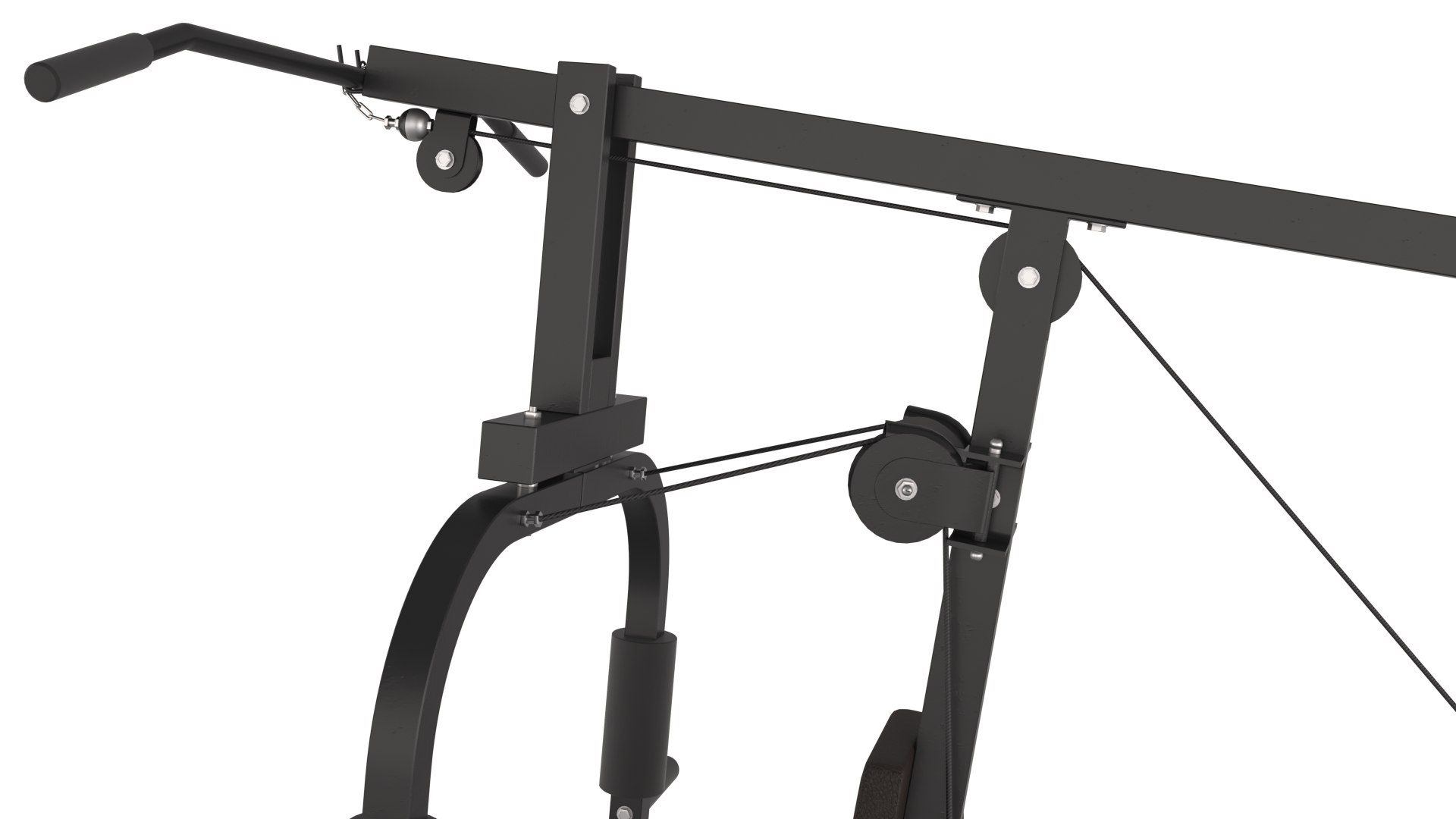 Arm Pull Gym Machine 3D Model - TurboSquid 1723031