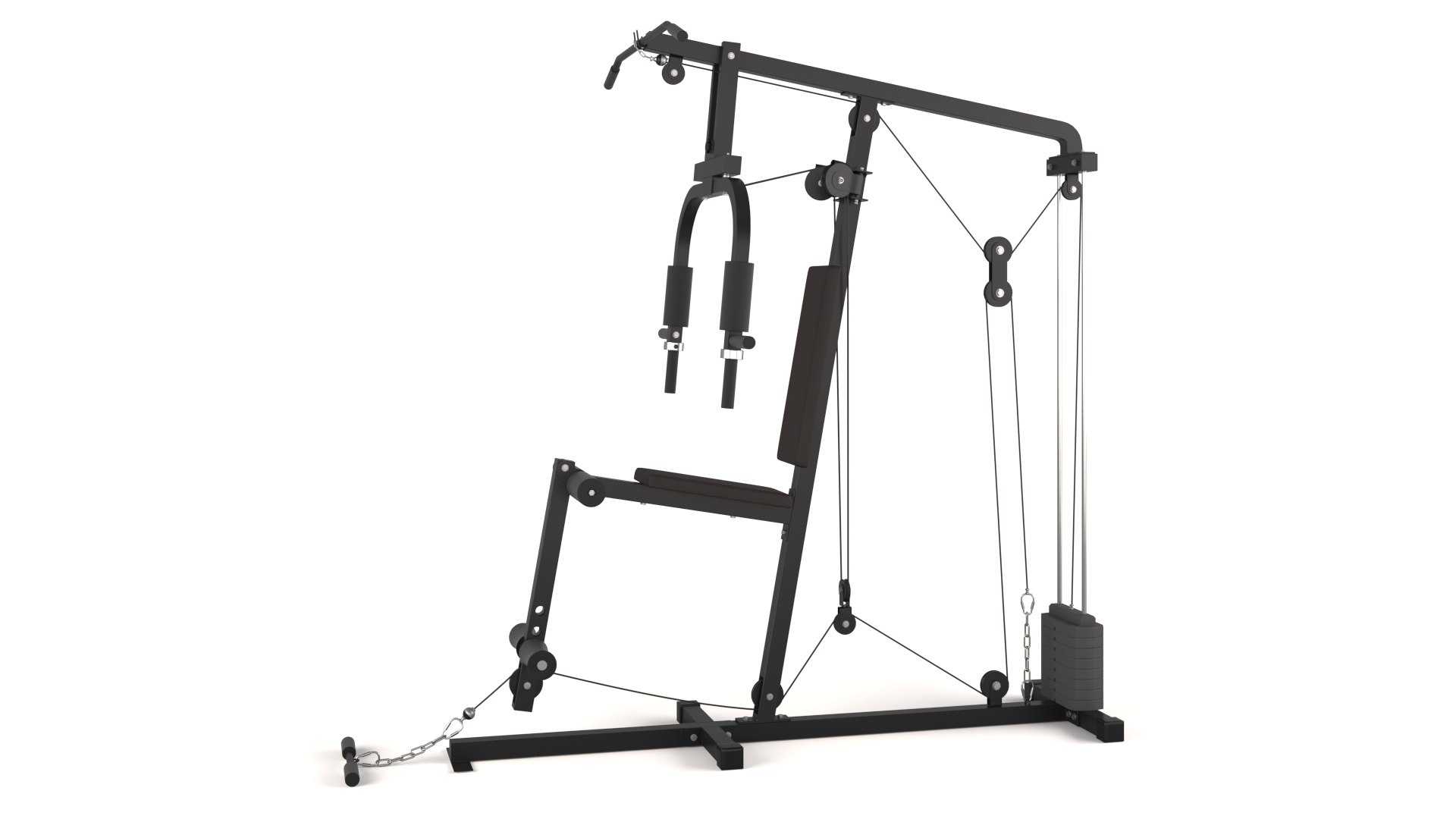 Arm Pull Gym Machine 3D Model - TurboSquid 1723031