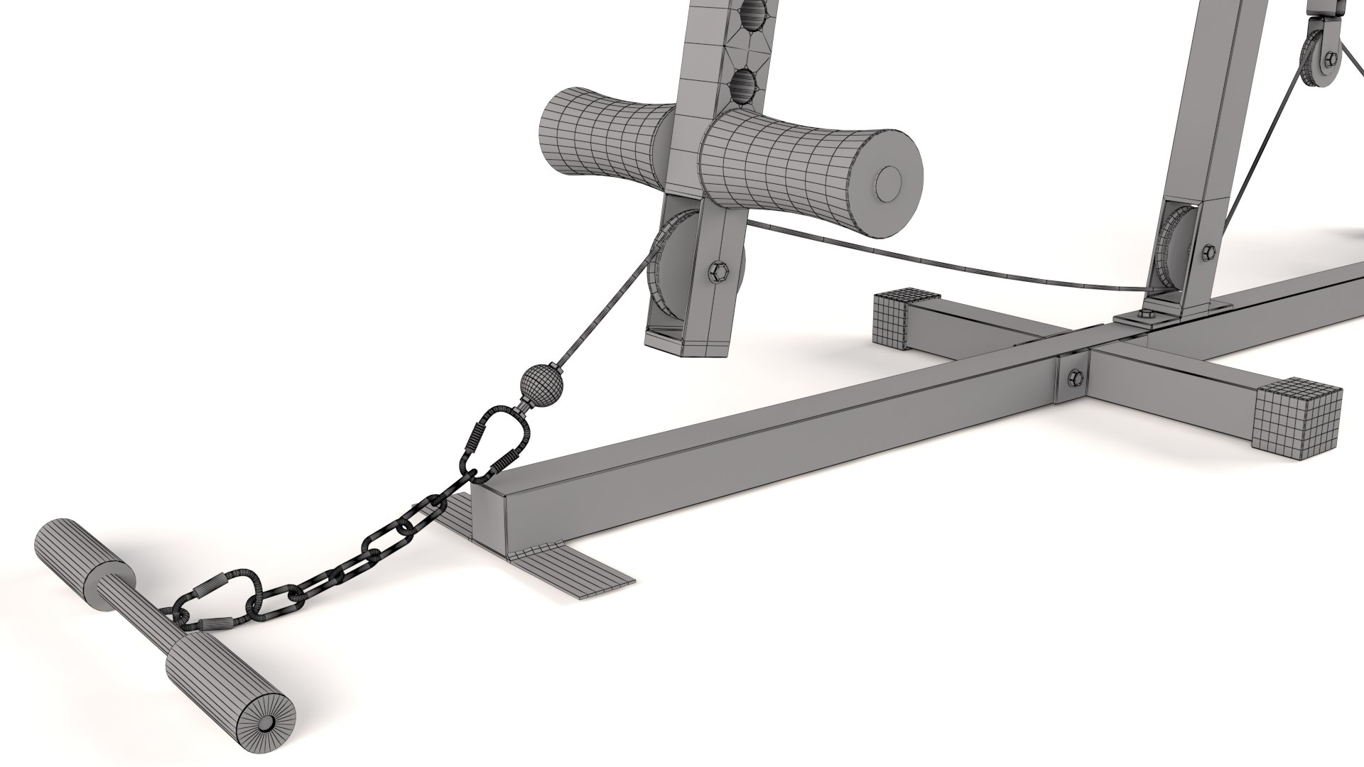 Arm Pull Gym Machine 3D Model - TurboSquid 1723031