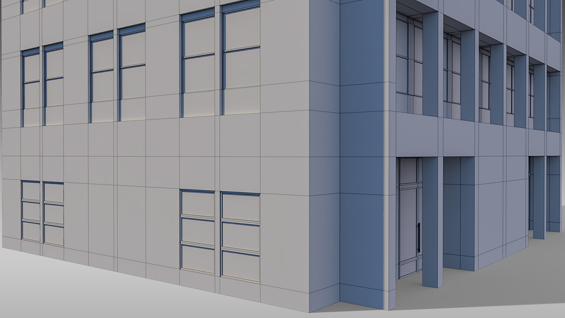 Commercial Building 009 3D Model - TurboSquid 1725104