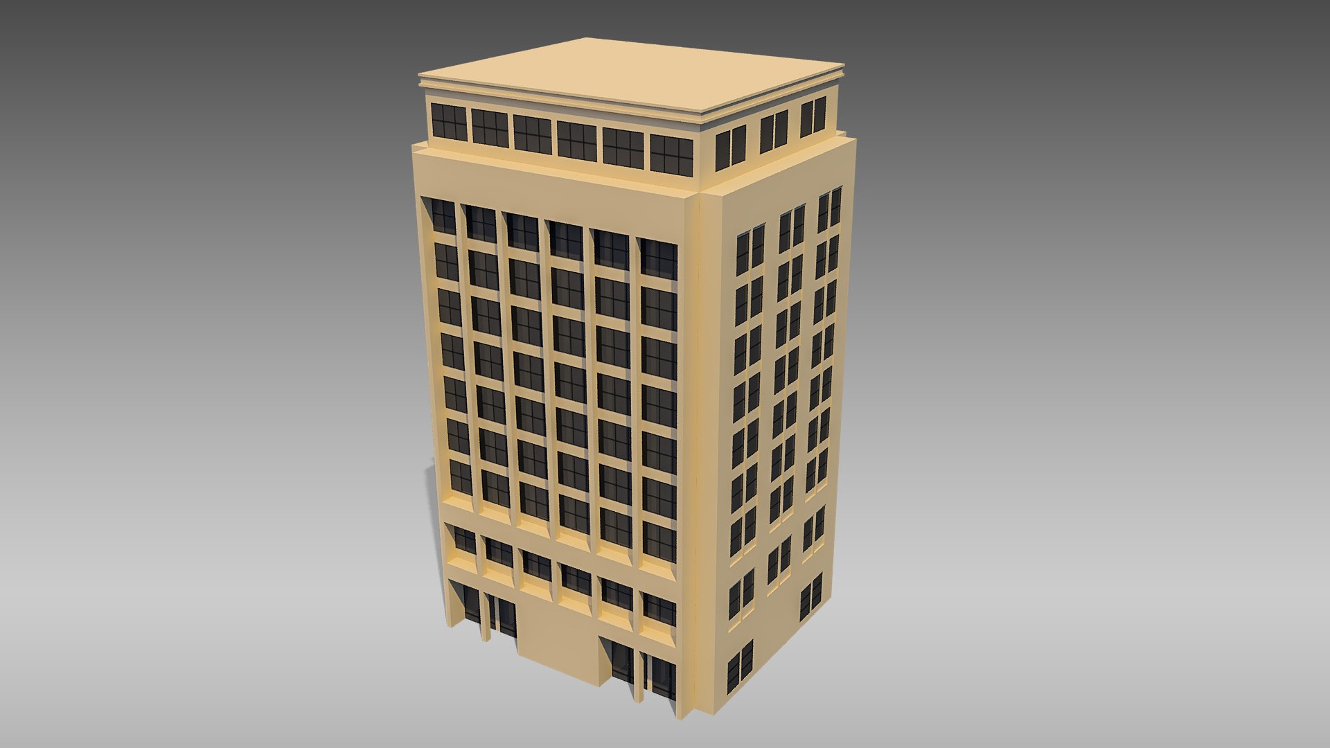 Commercial Building 009 3D Model - TurboSquid 1725104