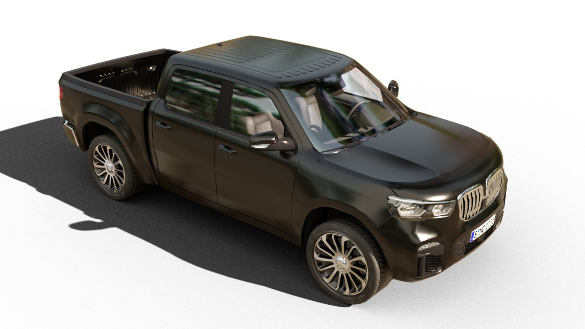 3D Generic Pickup - TurboSquid 1323342