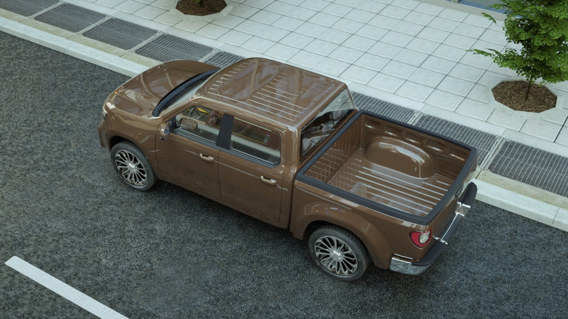 3D Generic Pickup - TurboSquid 1323342