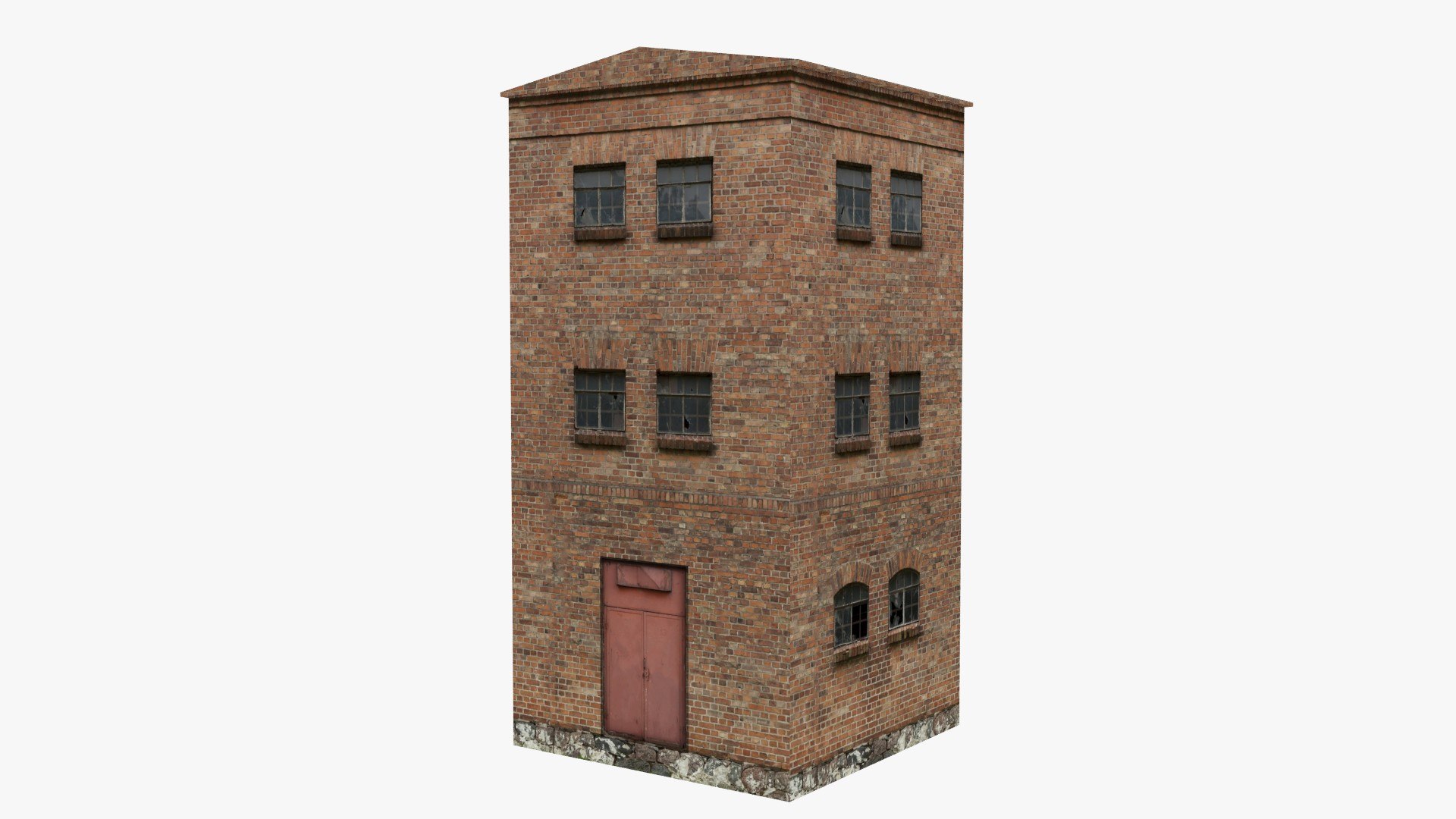 3d old building model