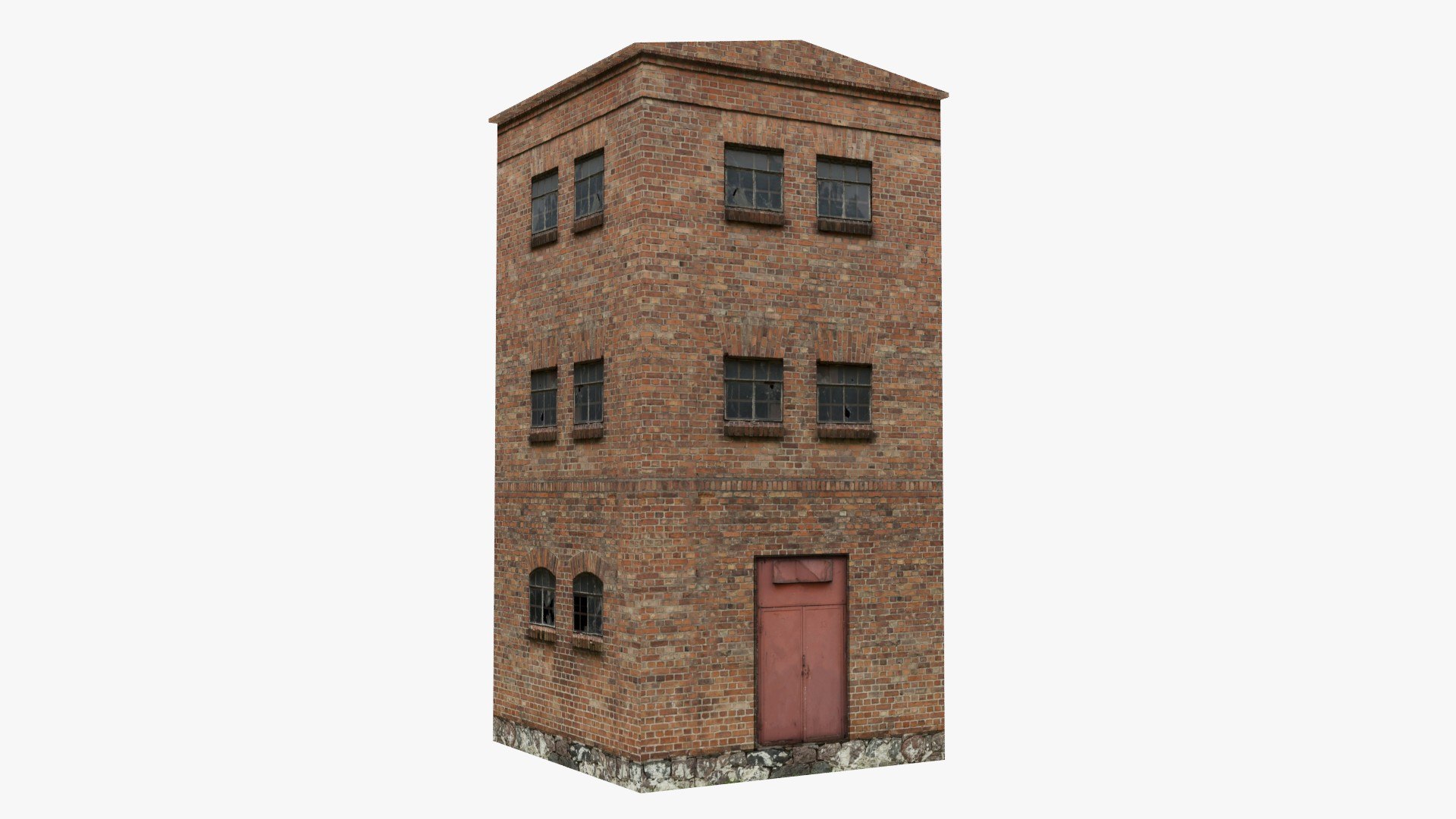 3d old building model