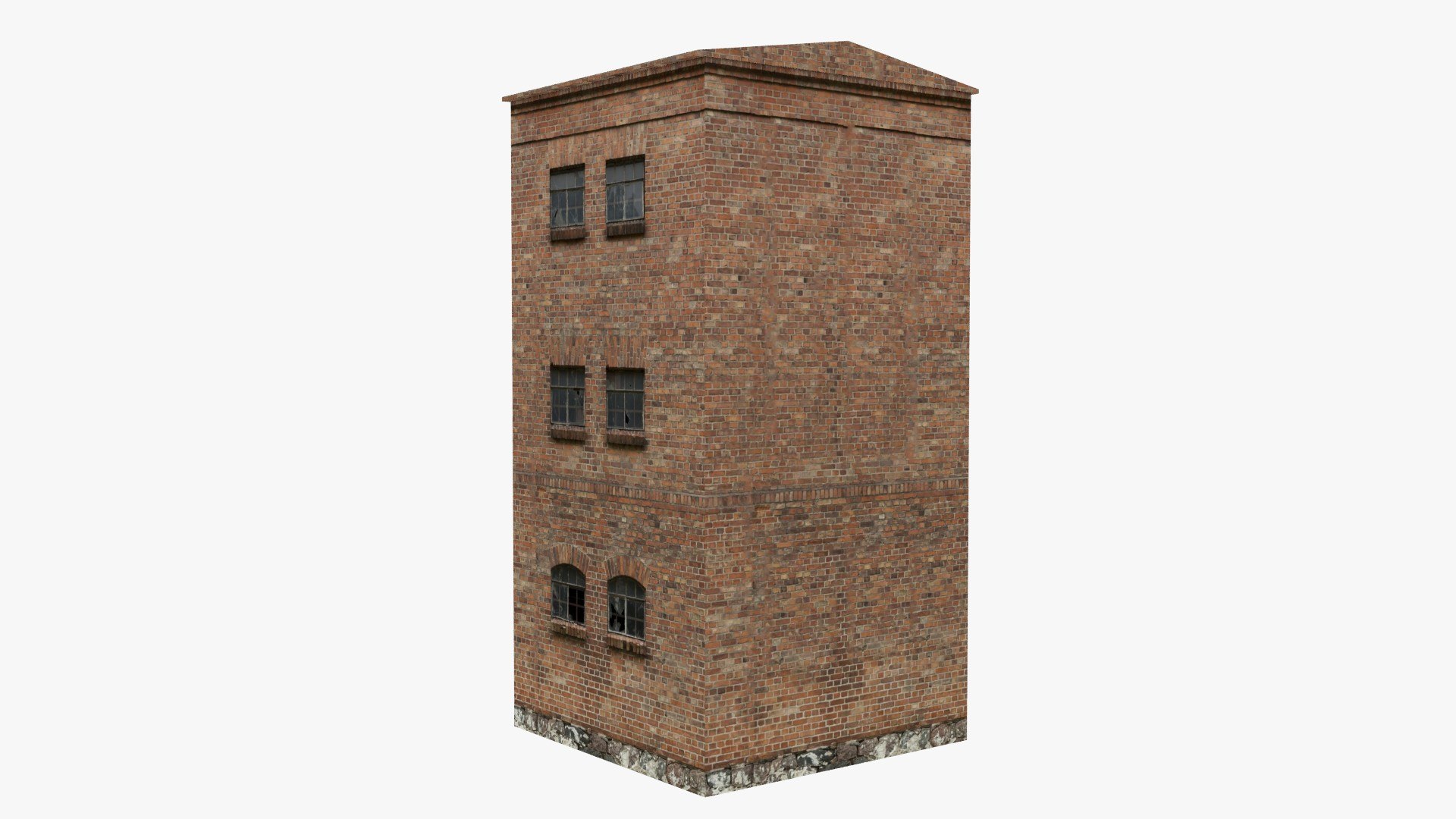3d old building model