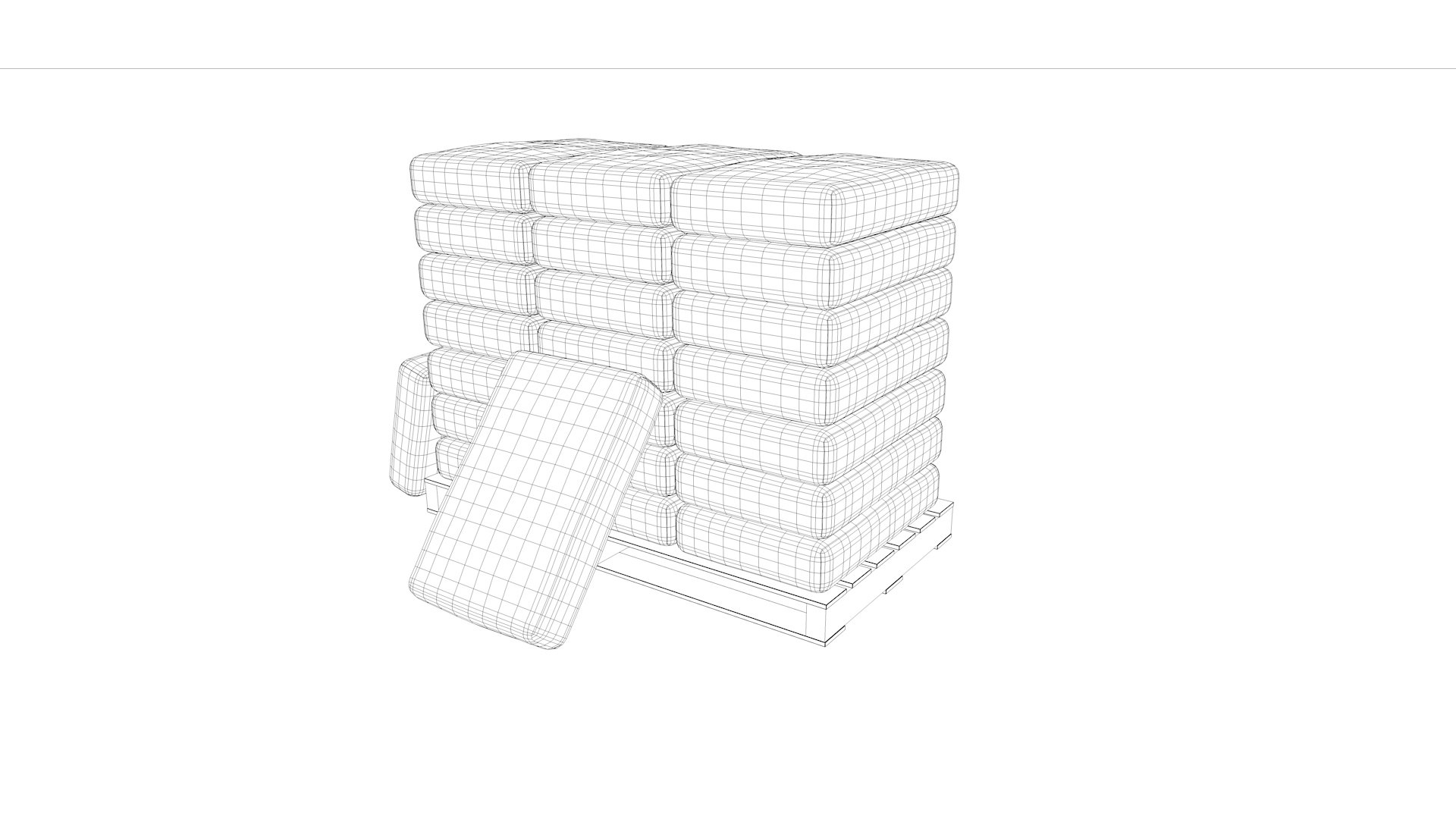 Pallet Paper Packs Model - TurboSquid 1530515