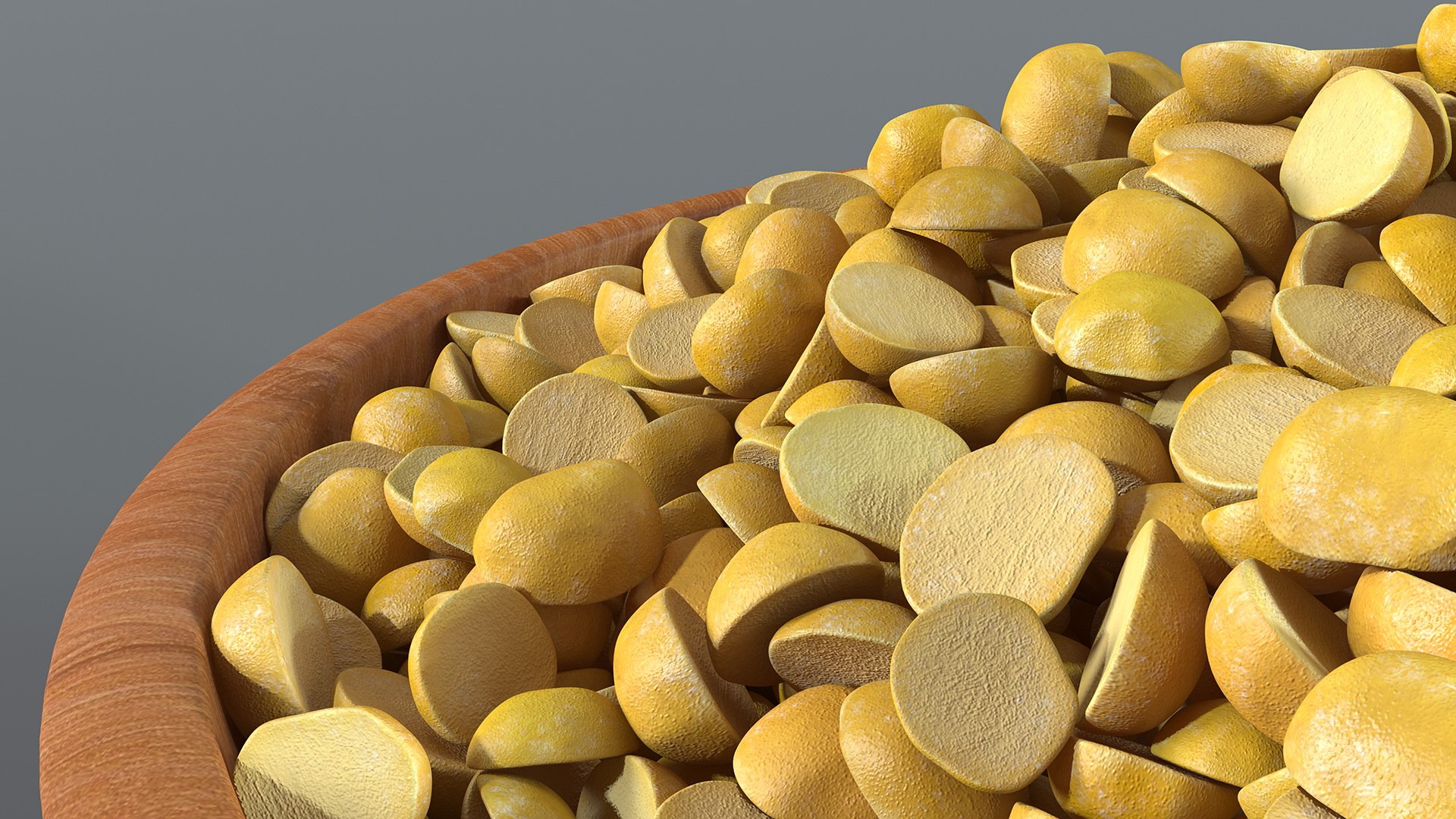 3D Model Plate Split Mung Beans - TurboSquid 1558025