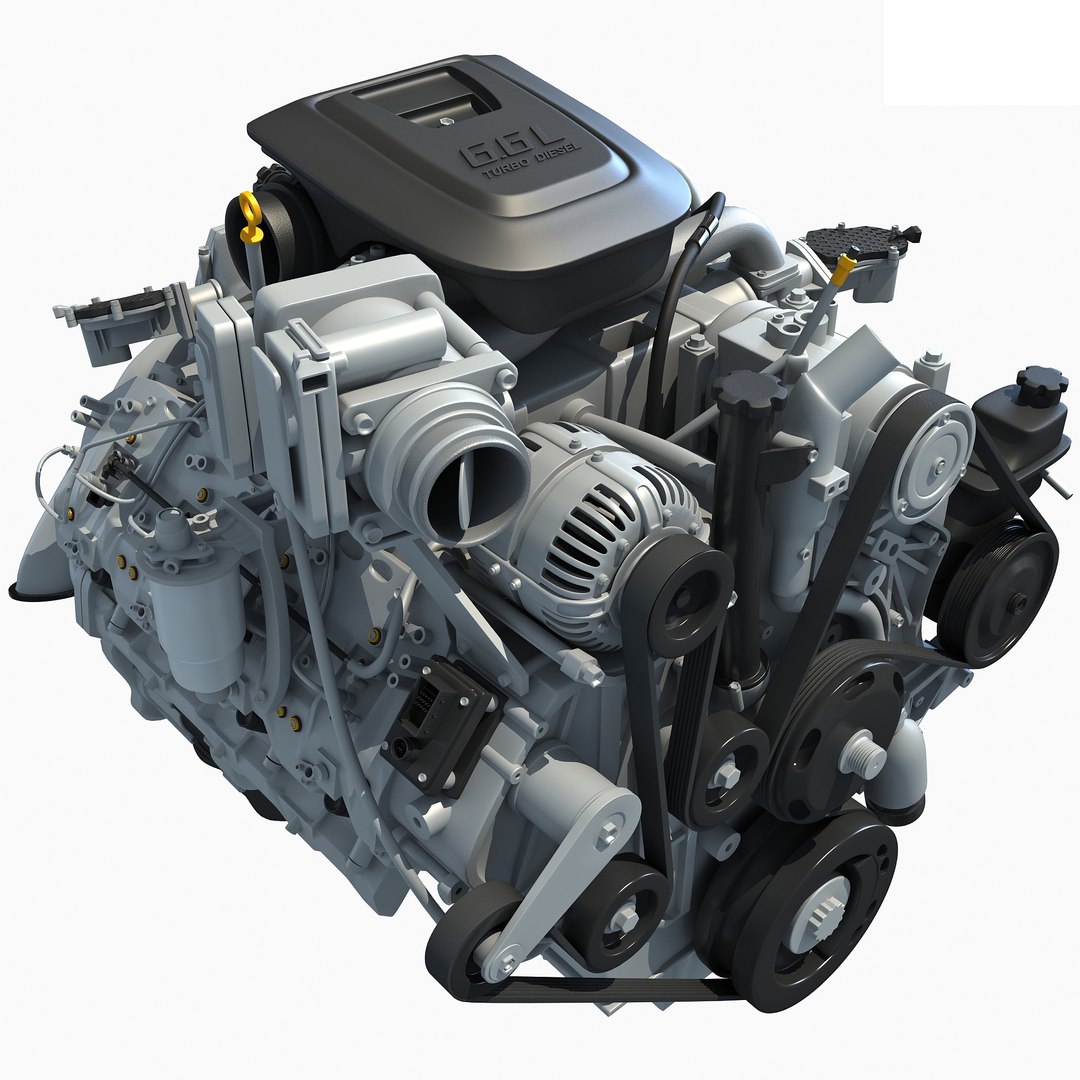 3d Duramax Engine