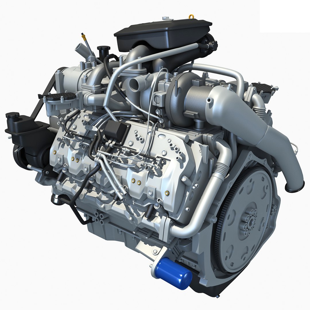 3d Duramax Engine