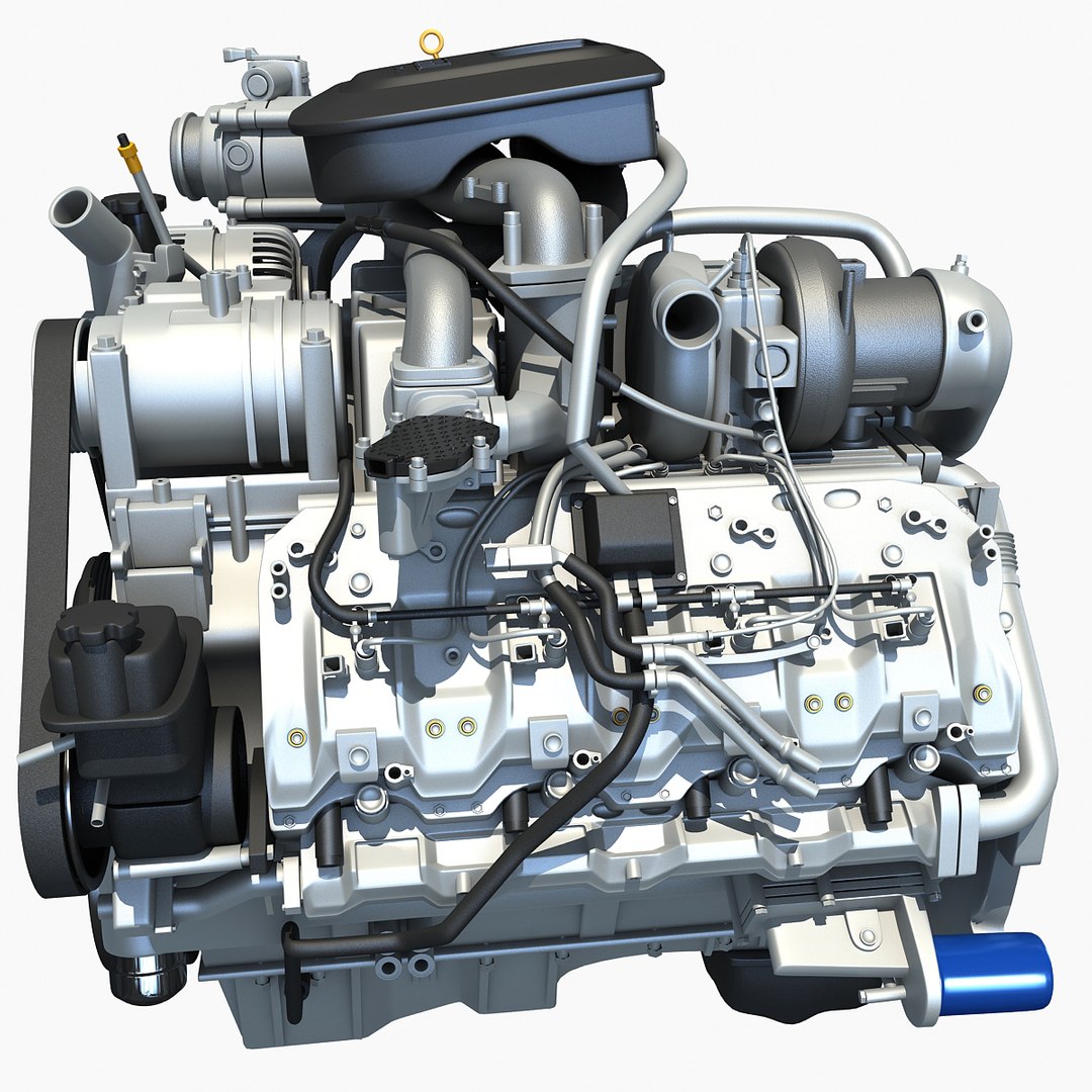 3d Duramax Engine