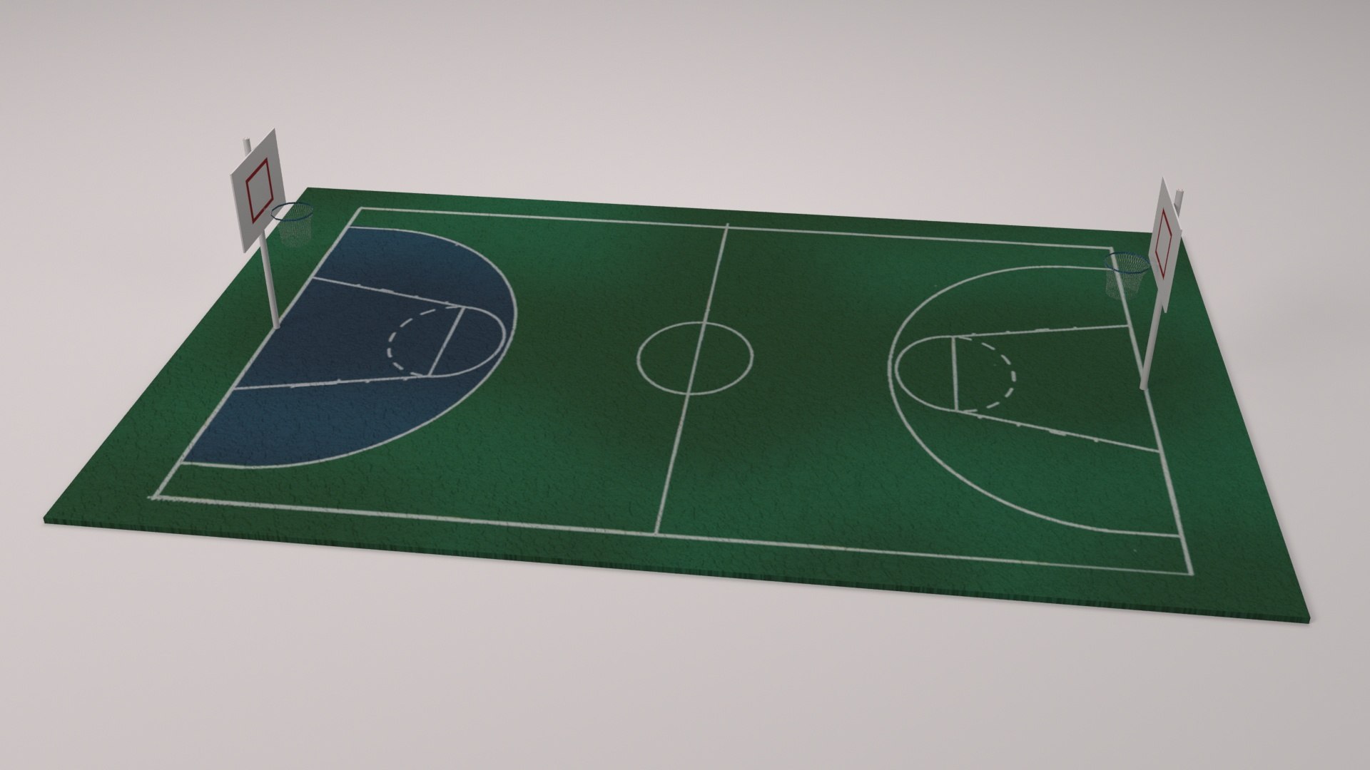 3D Model Basketball Court - TurboSquid 2034585