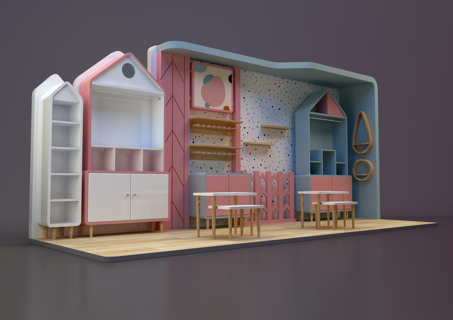 MINI BOOTH 01 Model - TurboSquid 1849278