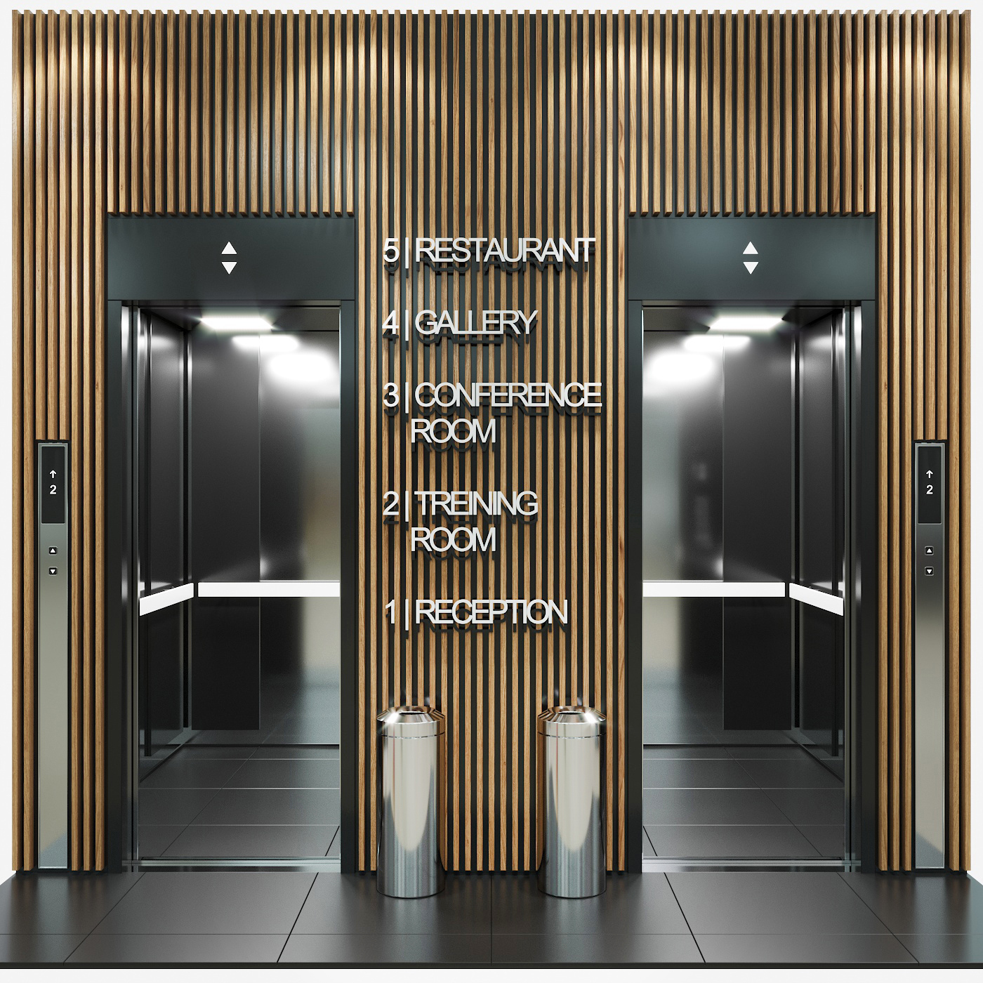3D passenger elevator - TurboSquid 1683365
