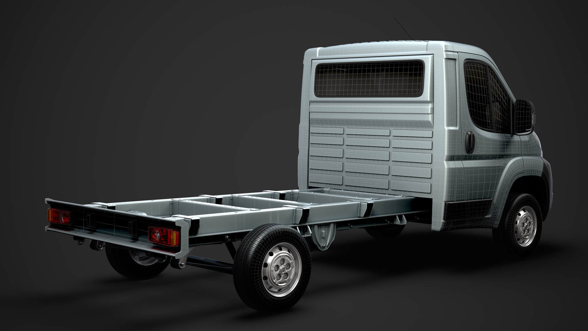 Fiat ducato chassis truck model - TurboSquid 1472171