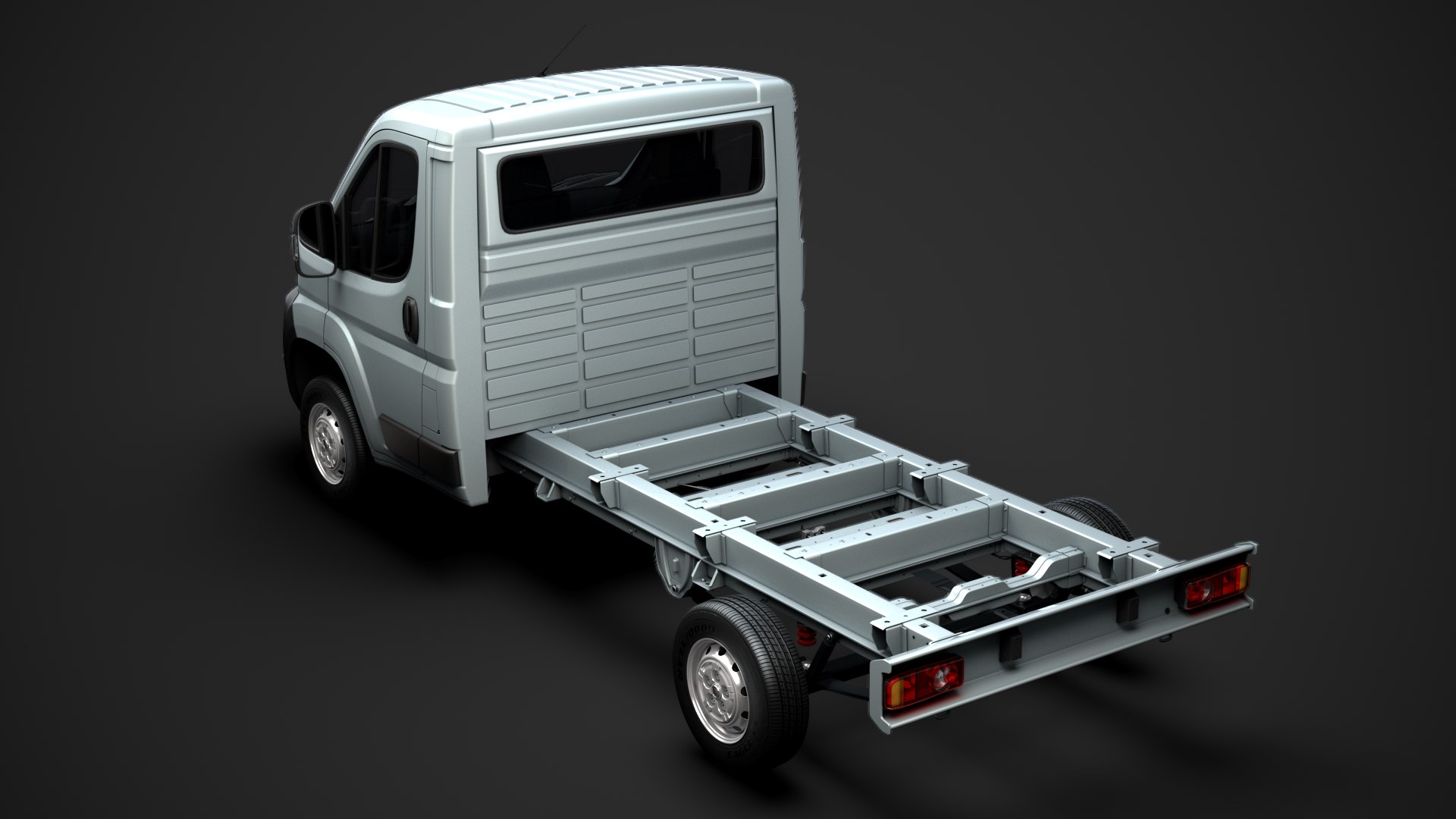 Fiat Ducato Chassis Truck Model - TurboSquid 1472171