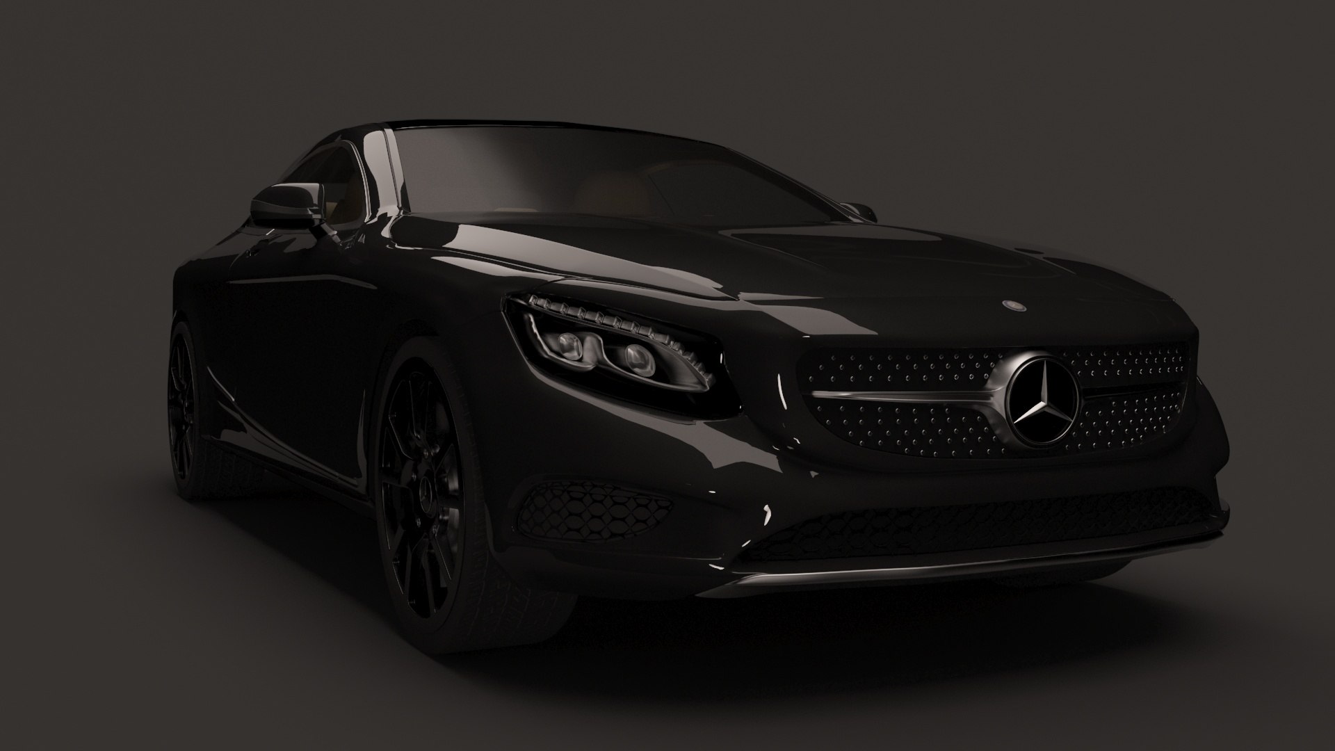 3D Model Mercedes-benz S Class Coupe - TurboSquid 1650353
