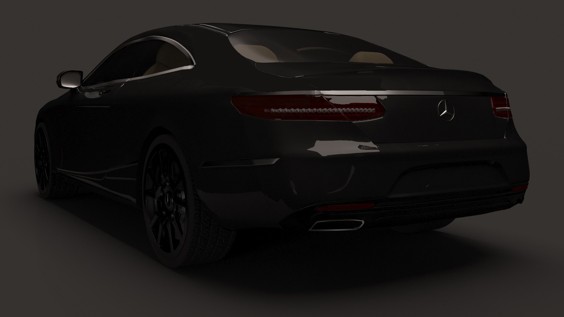 3D Model Mercedes-benz S Class Coupe - TurboSquid 1650353