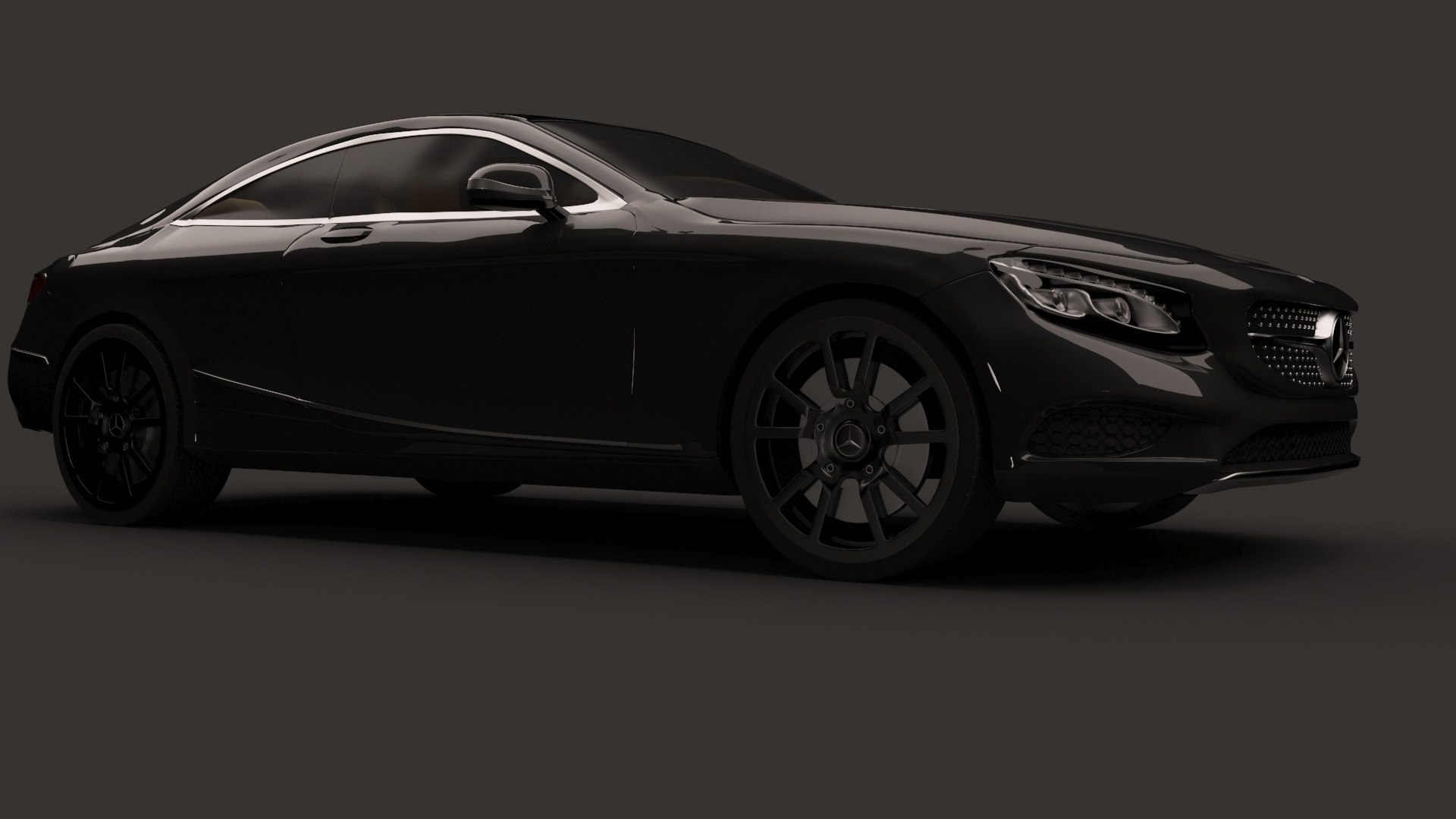 3D Model Mercedes-benz S Class Coupe - TurboSquid 1650353