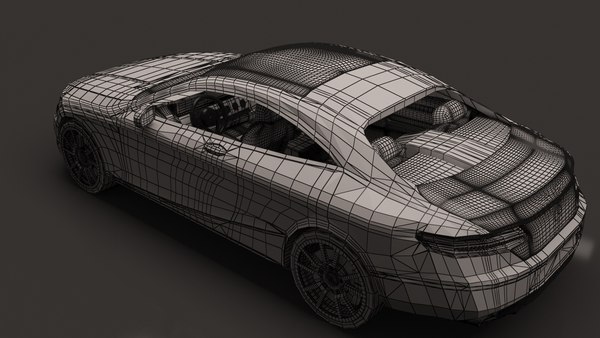 3D model mercedes-benz s class coupe - TurboSquid 1650353