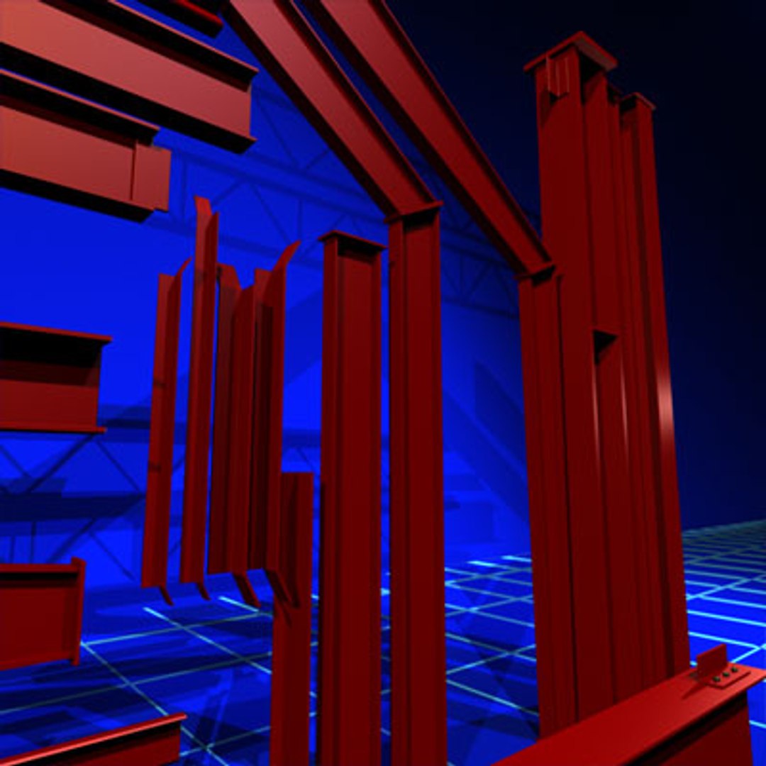 Steel Structure Parts 01 3ds